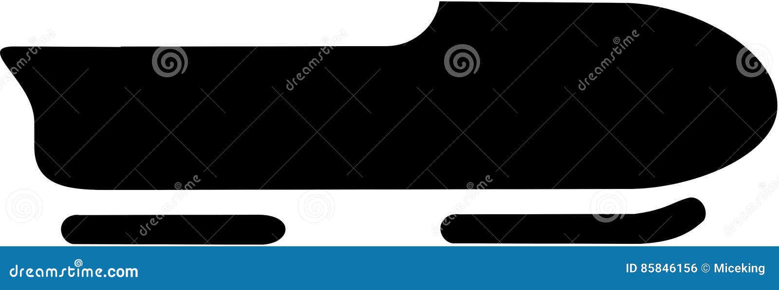 Luge Pictogram Vector Illustration | CartoonDealer.com #106164190