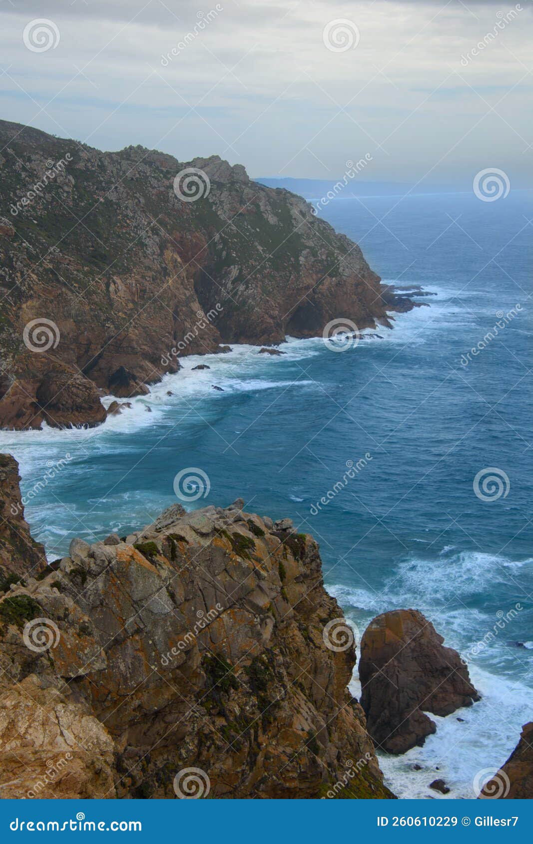 Boca Da Roca in the West of Portugal Stock Image - Image of west, roca ...