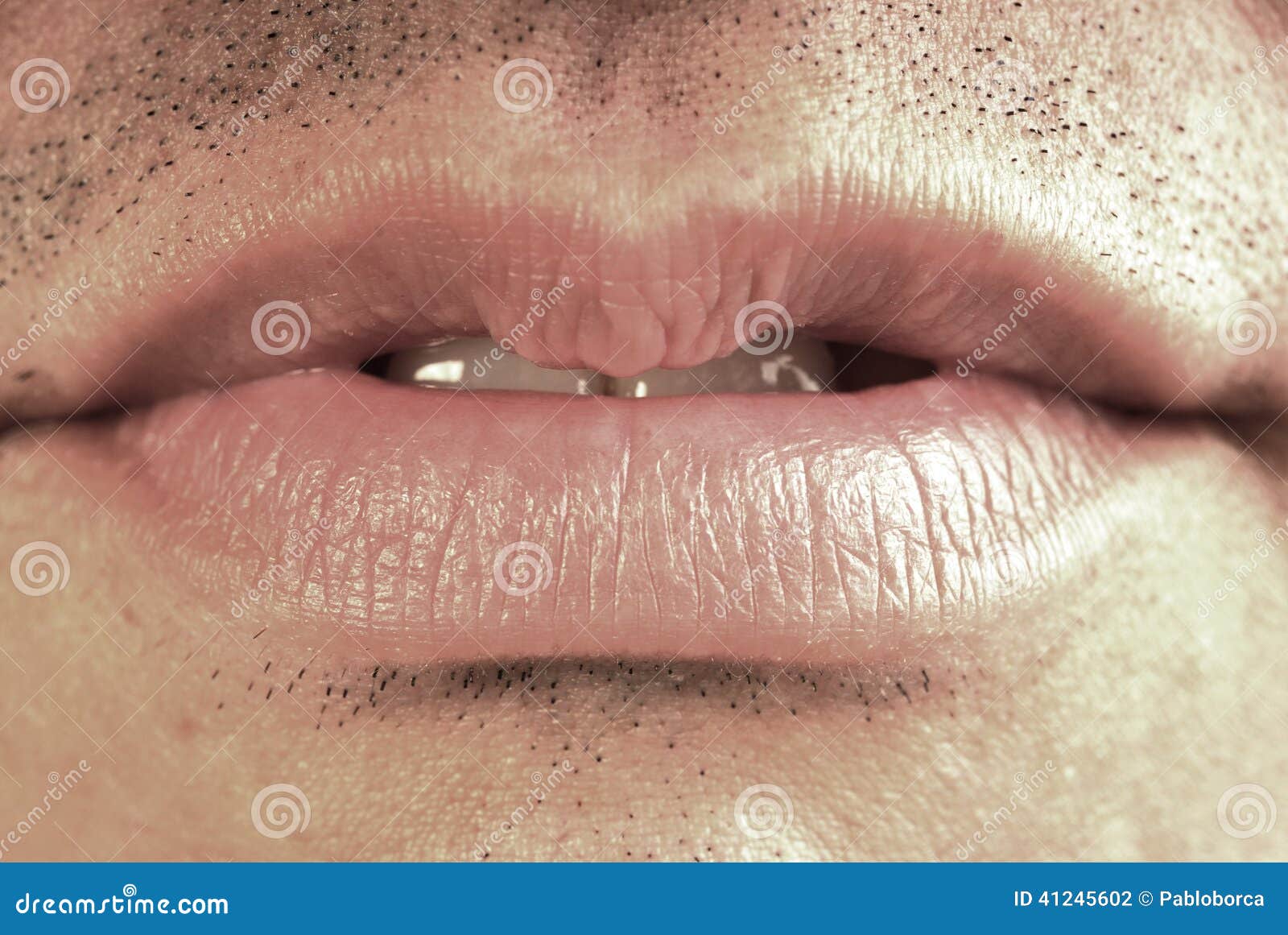 Boca do homem foto de stock. Imagem de homem, conceito - 41245602