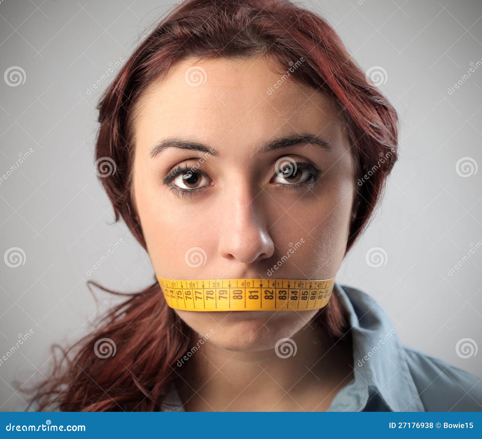 Boca fechada foto de stock. Imagem de conversa, medidor - 27176938