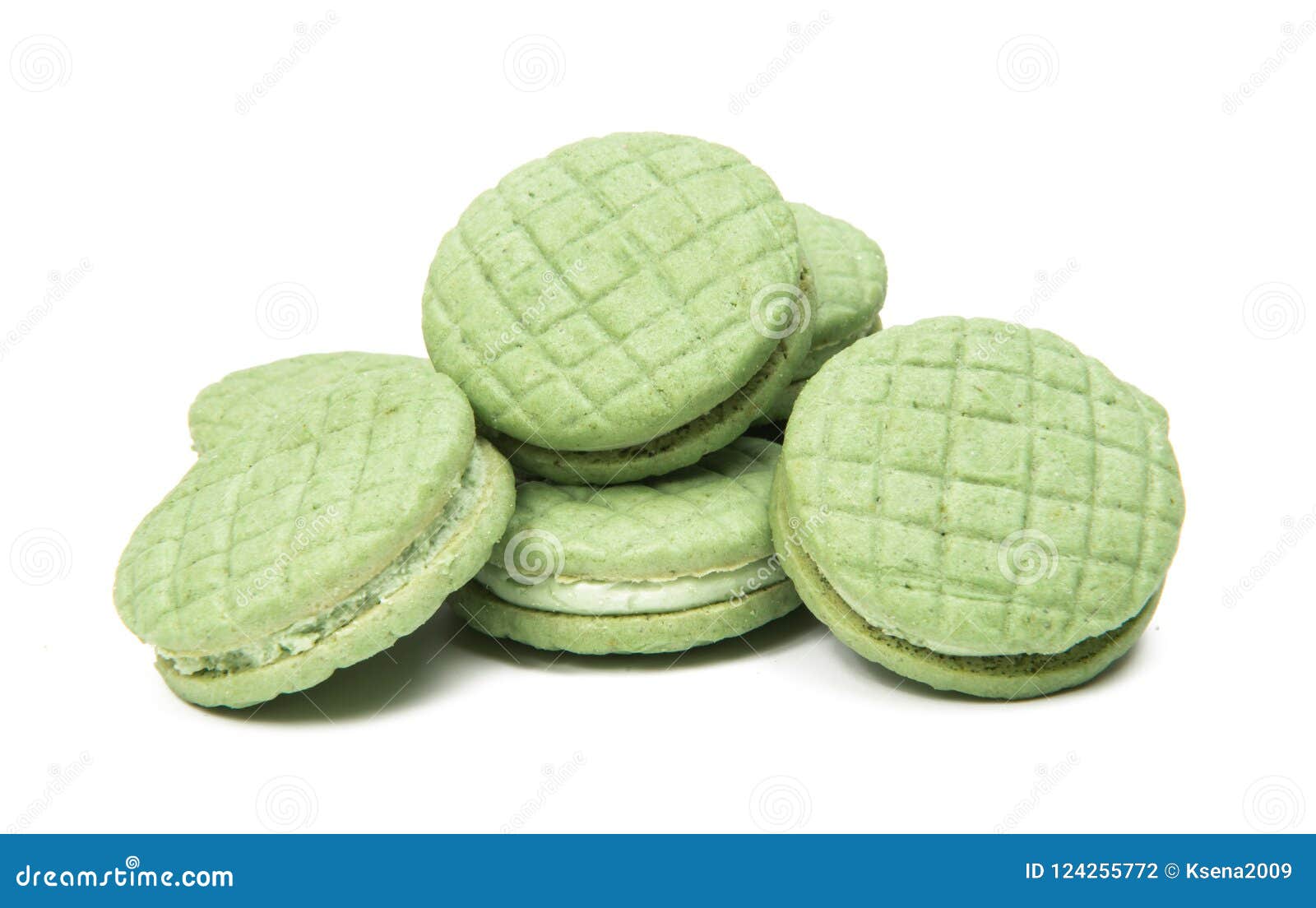 Bocadillo De Las Galletas De La Fruta Aislado Foto de archivo - Imagen ...
