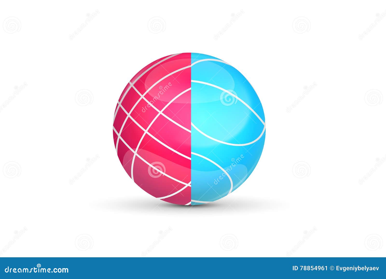 Bocce Ball. Logo or Icon for the Game Design. Vector Illustration ...