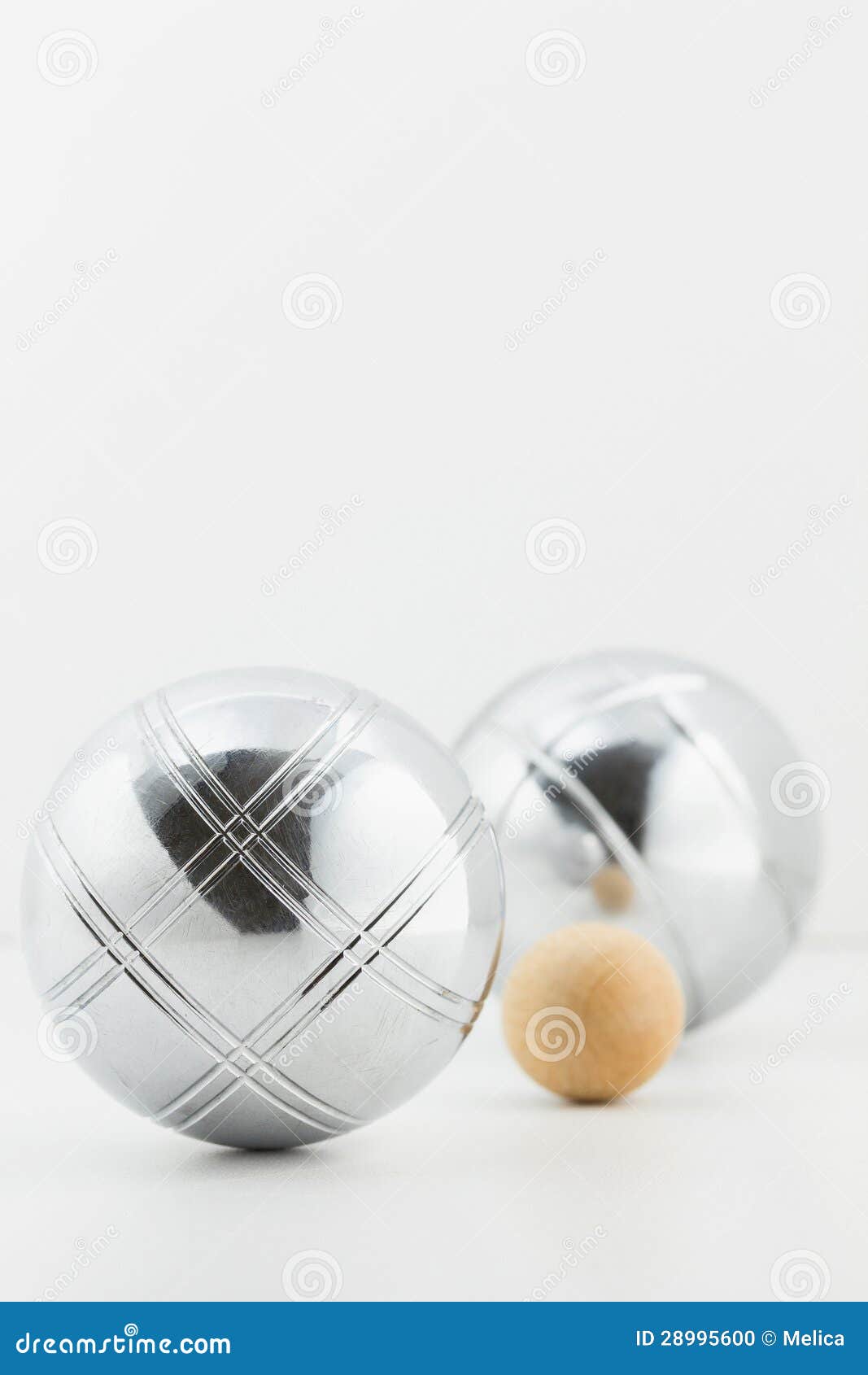 Italian Bocce Ball, Bocci Or Boccie Red And Blue White Balls On Green ...