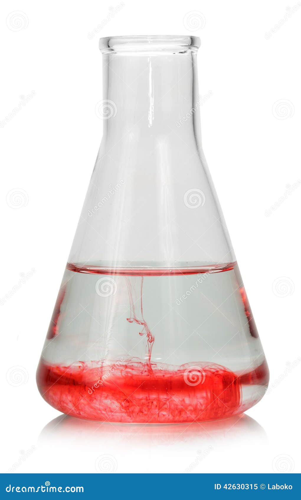 Boccetta Con Il Liquido Di Chimica Immagine Stock - Immagine di ...