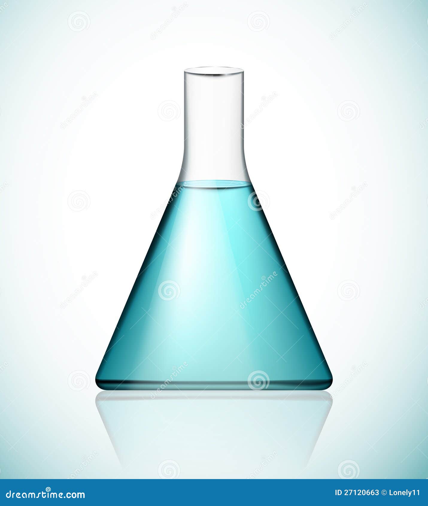 Boccetta con la soluzione illustrazione vettoriale. Illustrazione di ...