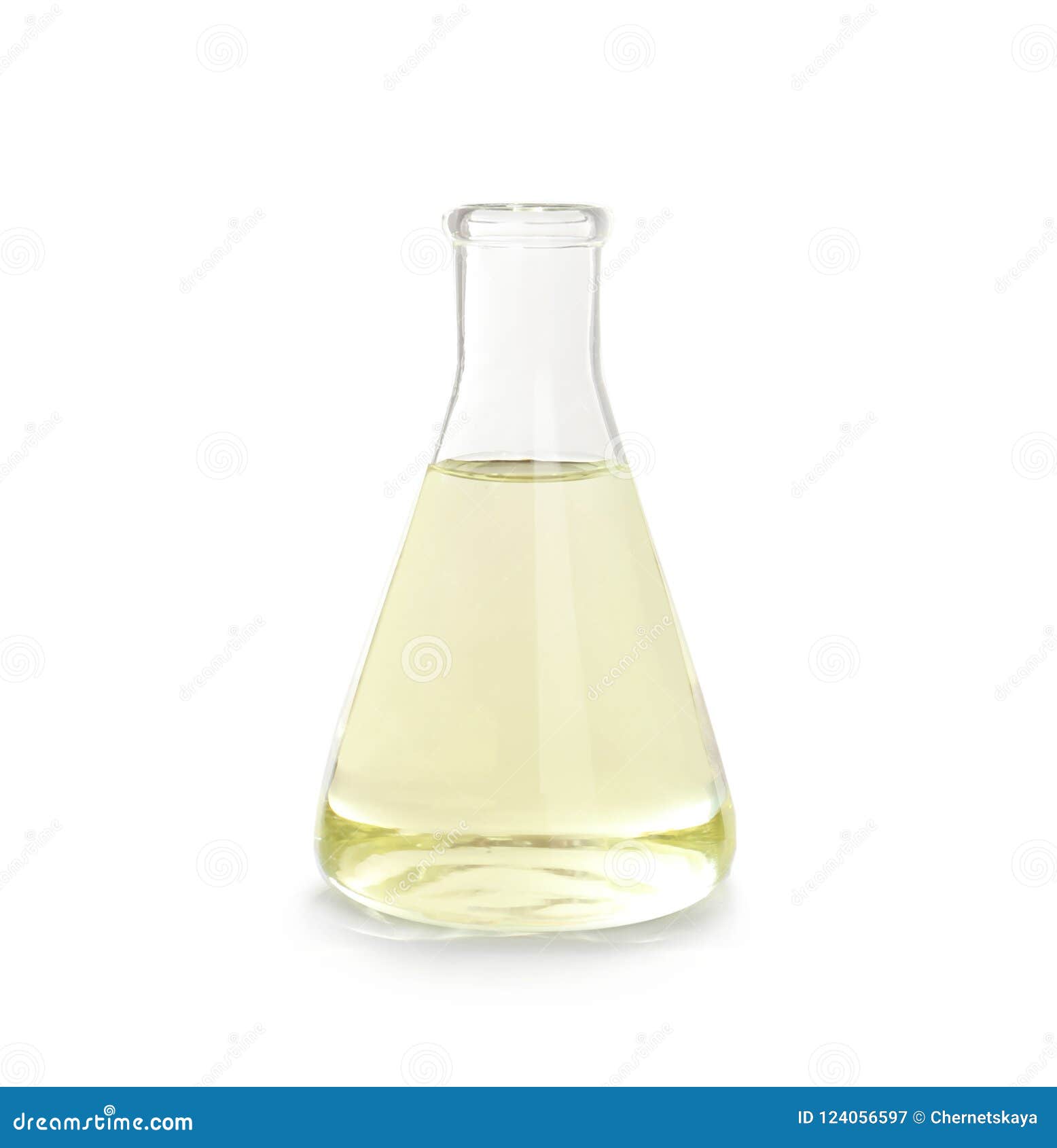 Boccetta Conica Con Liquido Immagine Stock - Immagine di ...