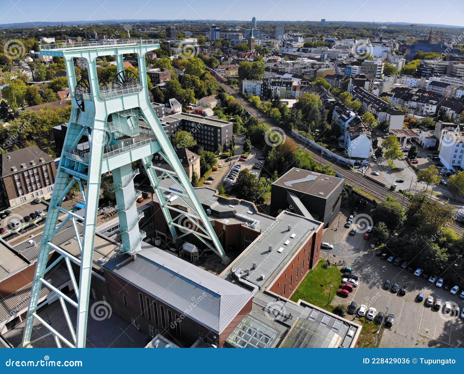 Bochum city, Germany stock photo. Image of created, rhinewestphalia ...