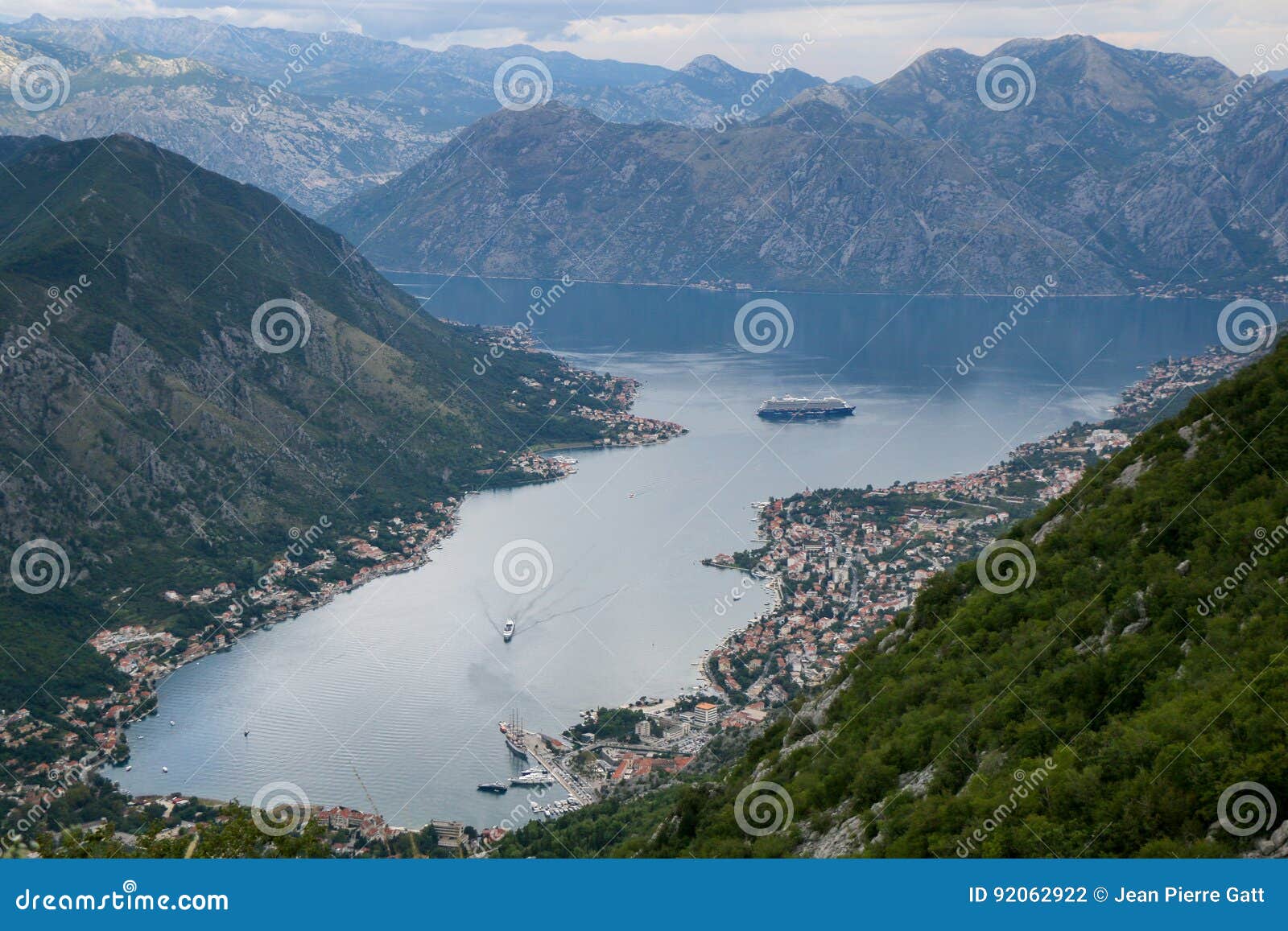 Bocka Bay, Kotor - Montenegro Stock Photo - Image of residence, trees ...