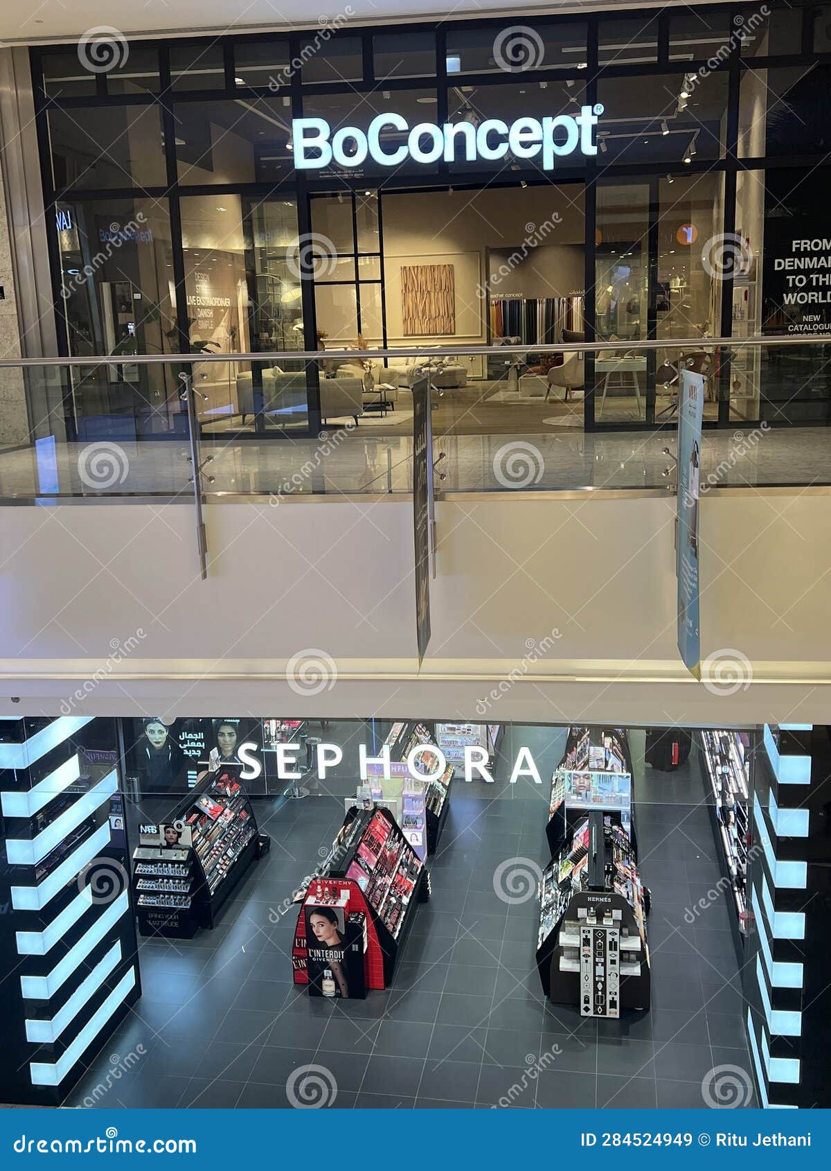 BoConcept and Sephora Stores at Mall of Qatar in Doha, Qatar Editorial ...