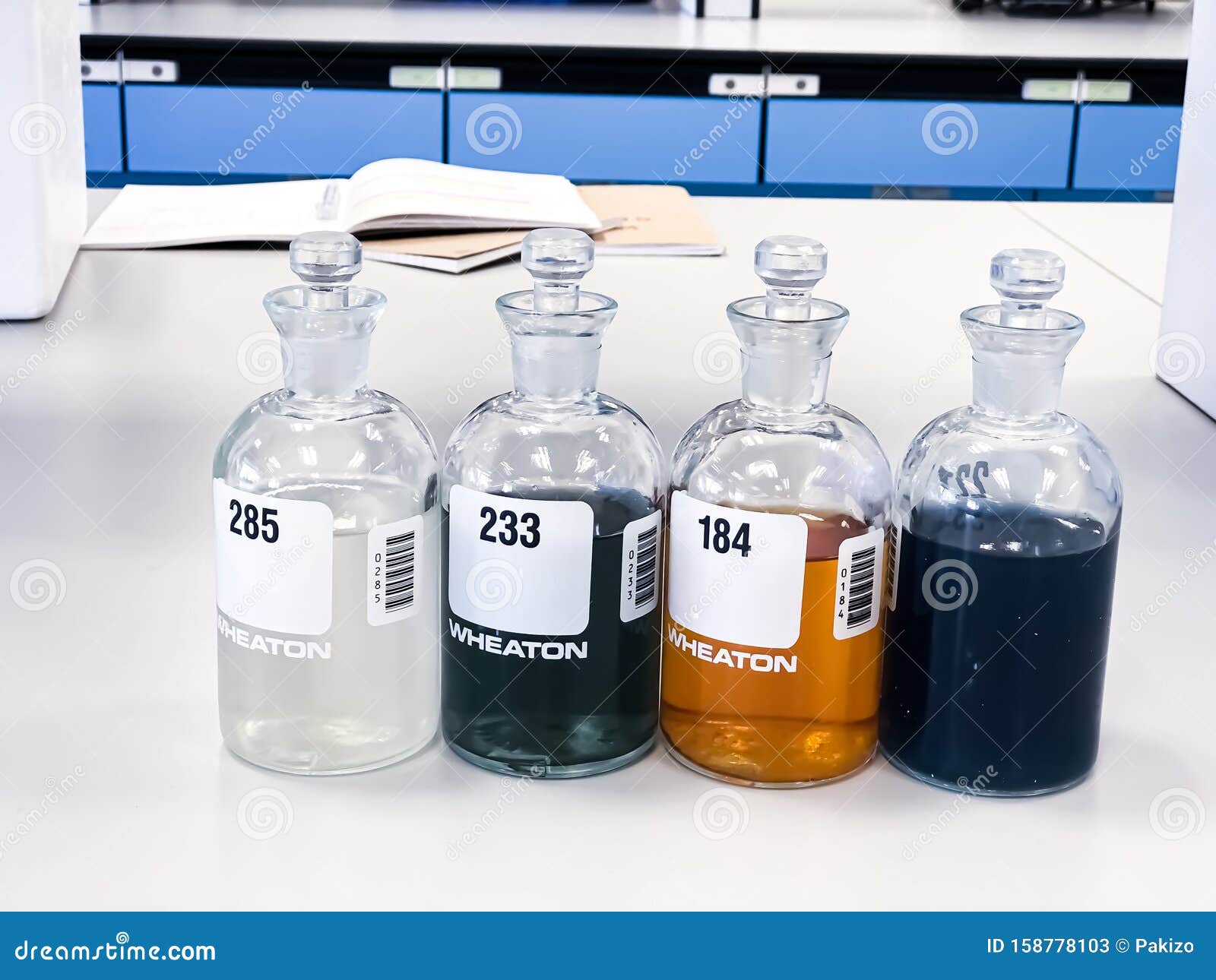 BOD Bottle For Analysis Biochemical Oxygen Demand In Wastewater Sample ...