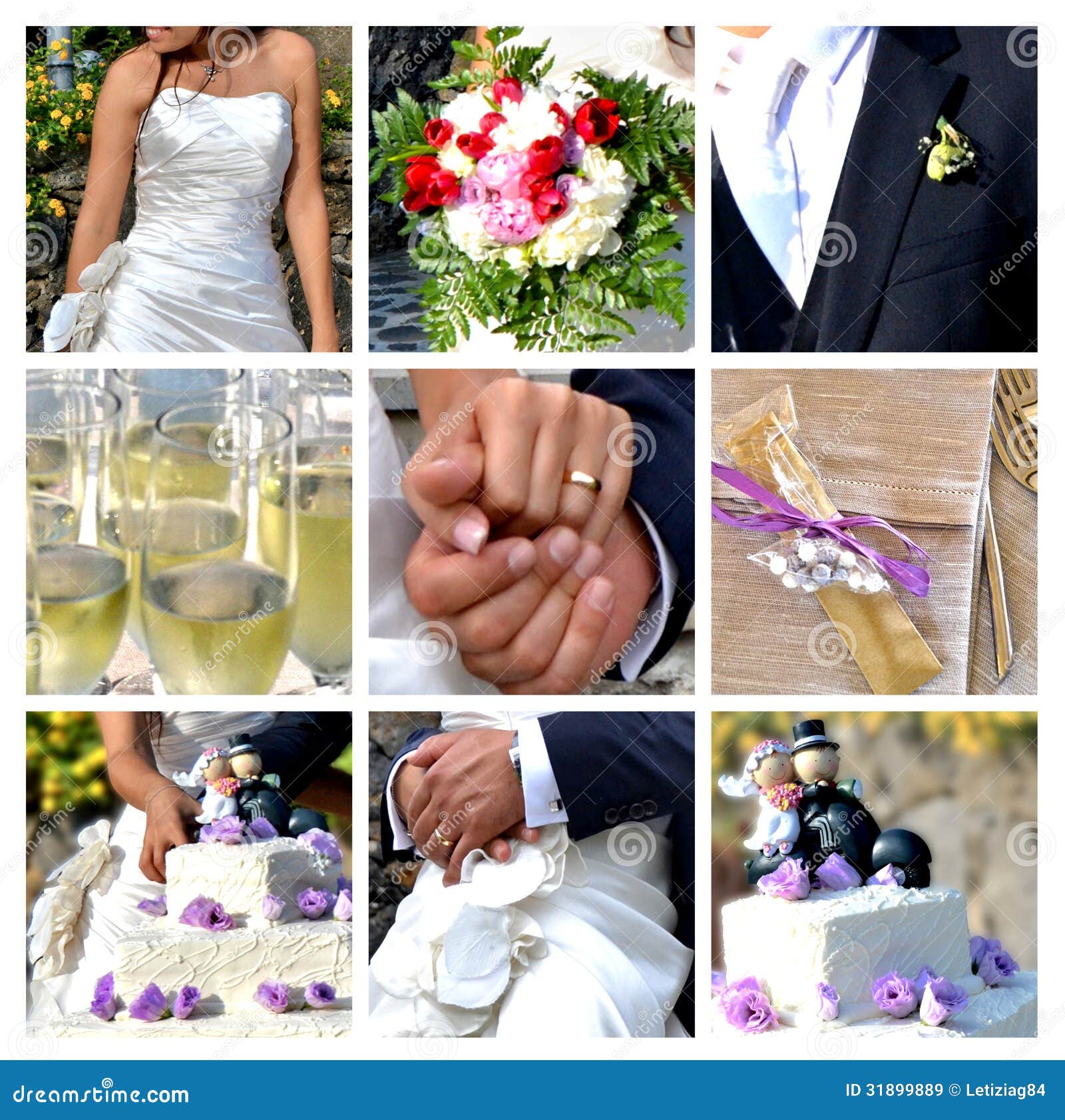 Boda del collage imagen de archivo. Imagen de retrato - 31899889