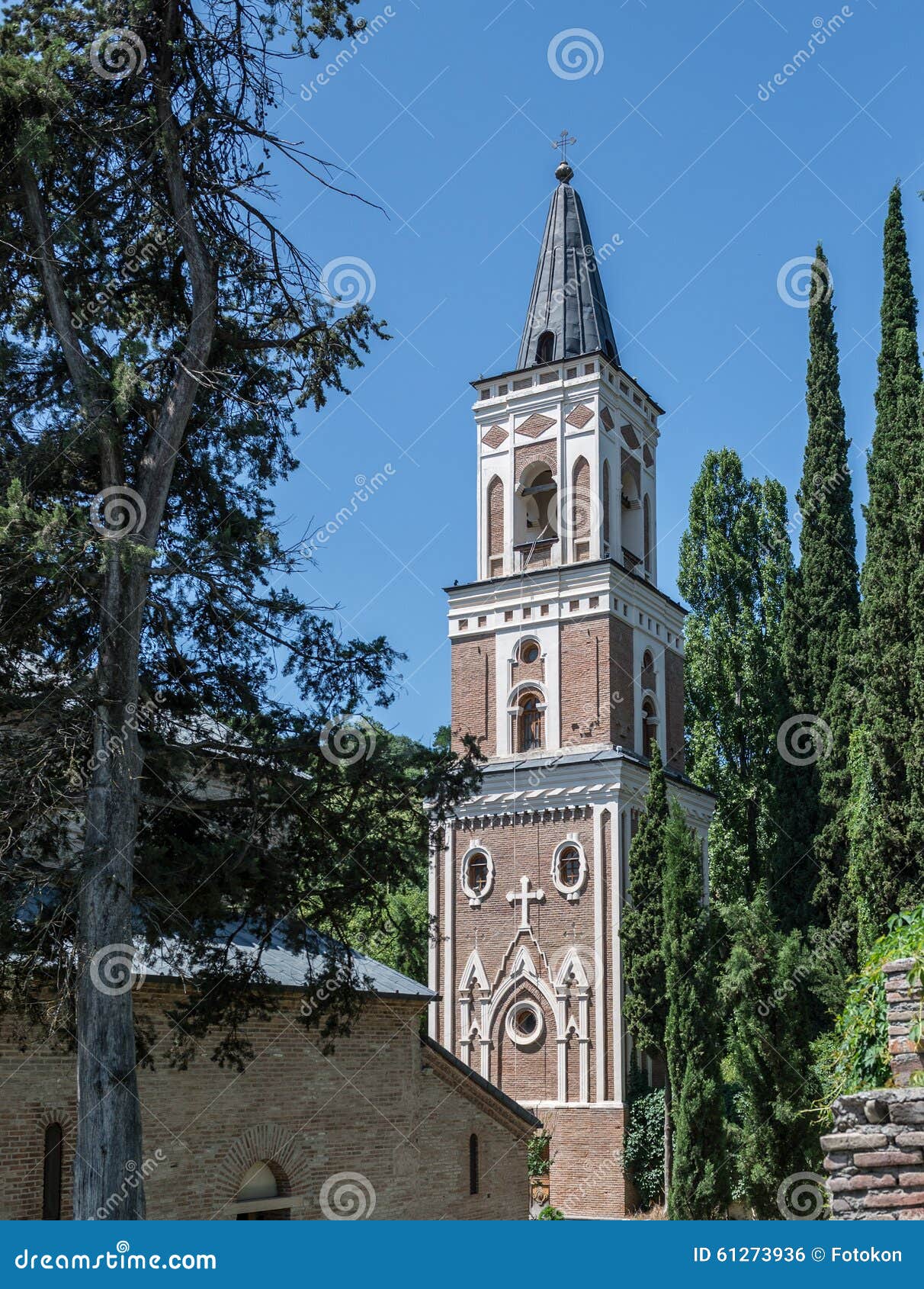 Bodbe Monastery stock photo. Image of caucasus, belltower - 61273936