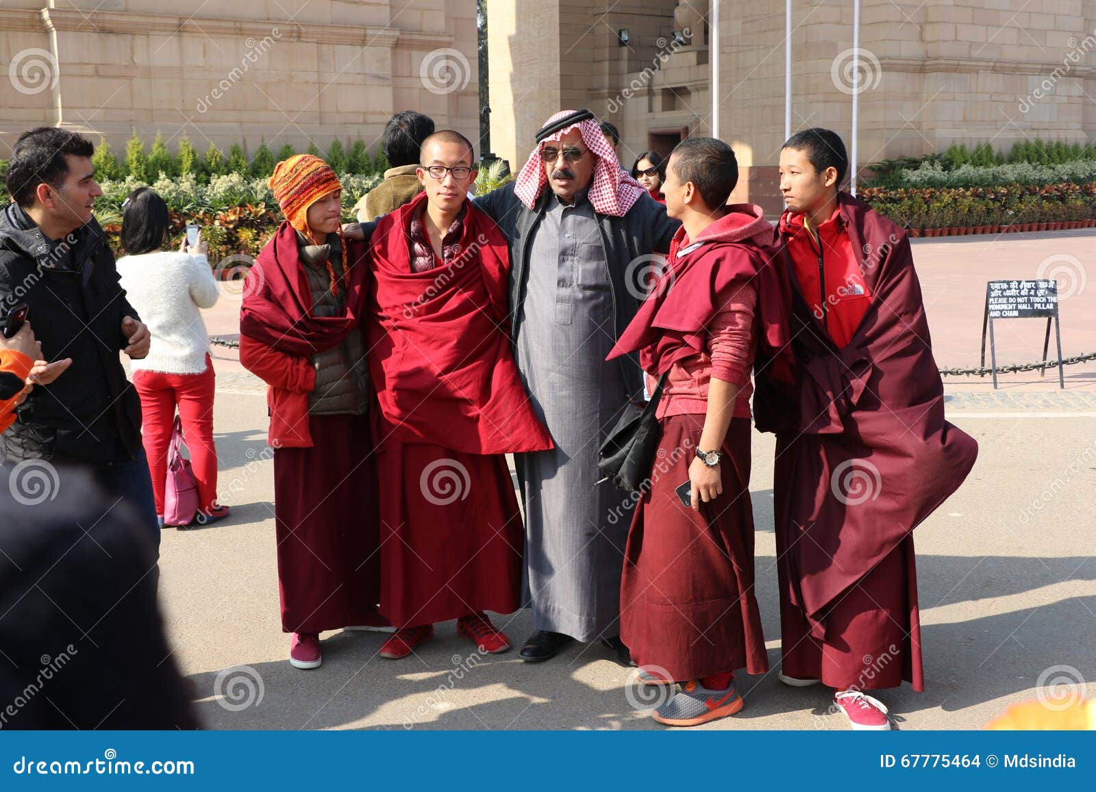 Boddh Visitors at India Gate, New Delhi Editorial Stock Image - Image ...