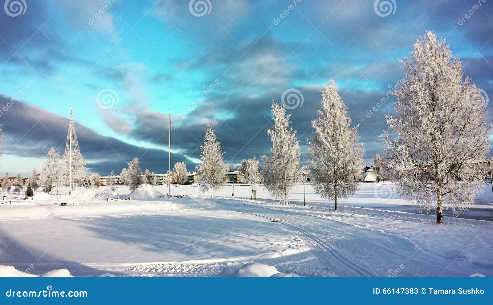 Boden, town in Sweden stock image. Image of nordic, december - 66147383
