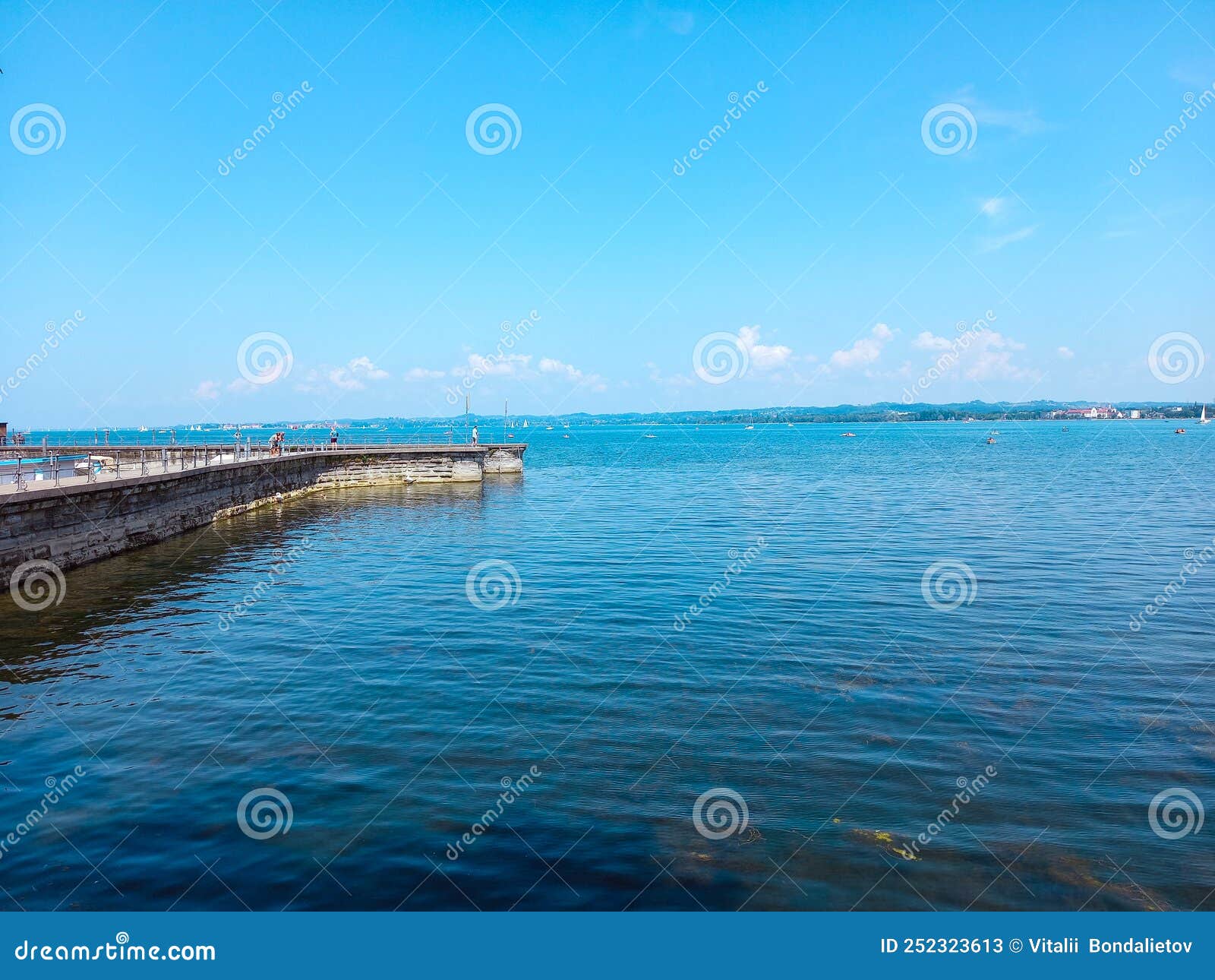 On the Bodensee (Boden Lake) Stock Image - Image of wave, water: 252323613