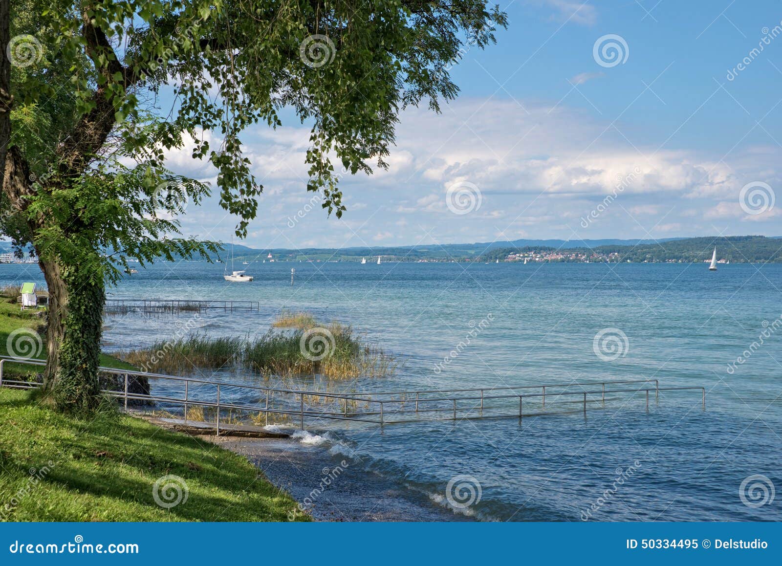 Bodensee (el Lago De Constanza) Imagen de archivo - Imagen de paisaje ...