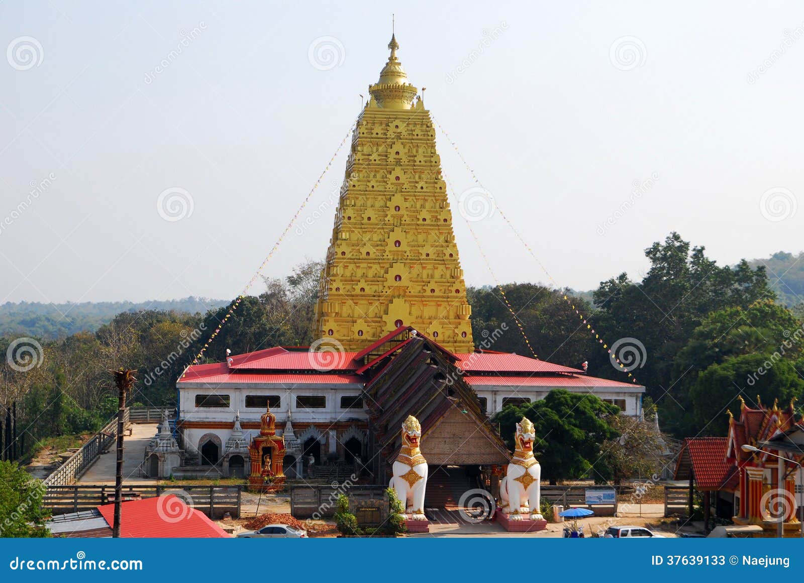 Bodh Gaya stock image. Image of gold, bihar, indian, architecture ...
