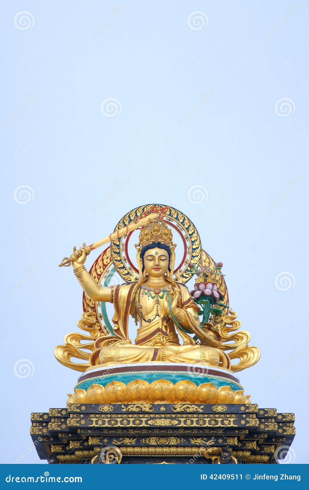 Manjusri Statue Royalty-Free Stock Photo | CartoonDealer.com #38259831