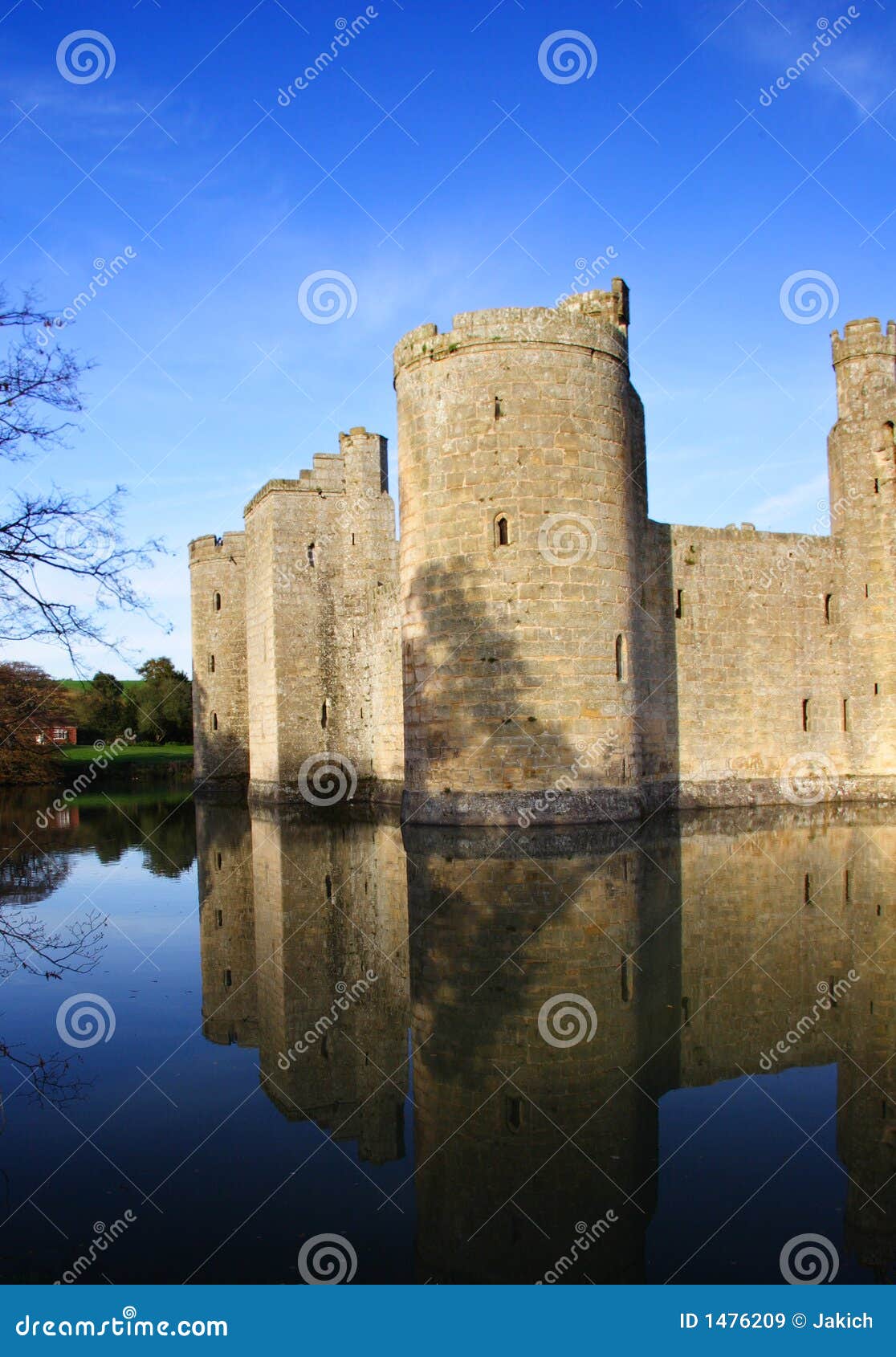 Bodiam Castle - Portrait stock image. Image of landmark - 1476209