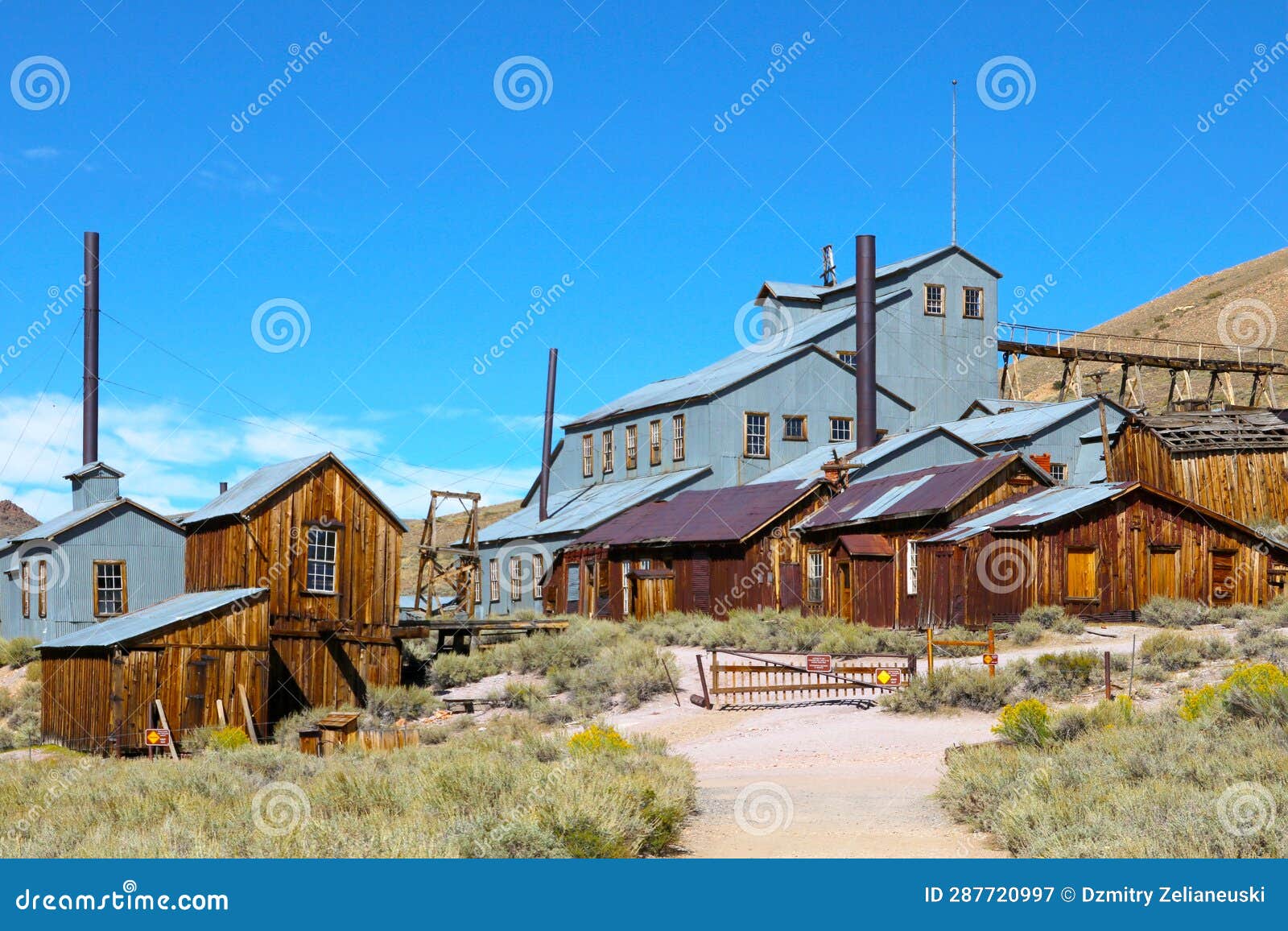 Bodie, CA, September 5, 2018: Ghost Town in Bodie. Editorial ...