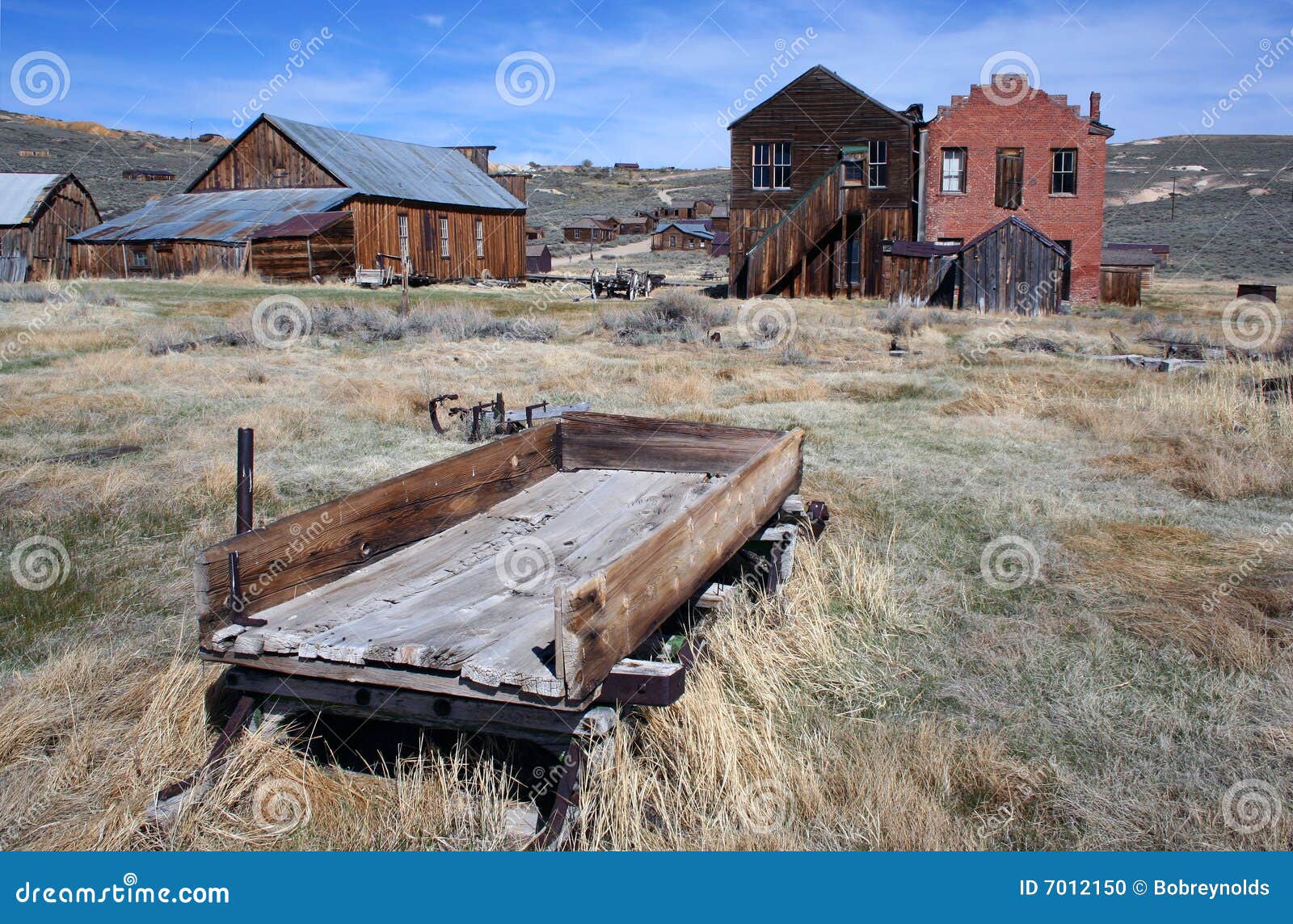 Bodie Ghost Town stock photo. Image of grass, barn, vintage - 7012150