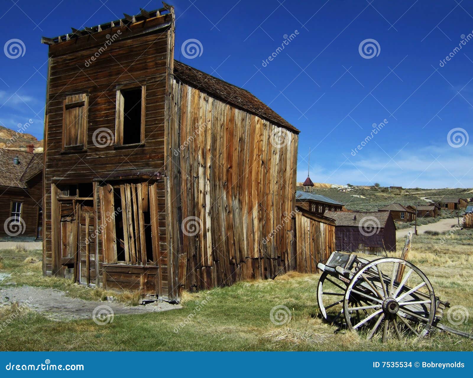Bodie Ghost Town stock photo. Image of buildings, rustic - 7535534