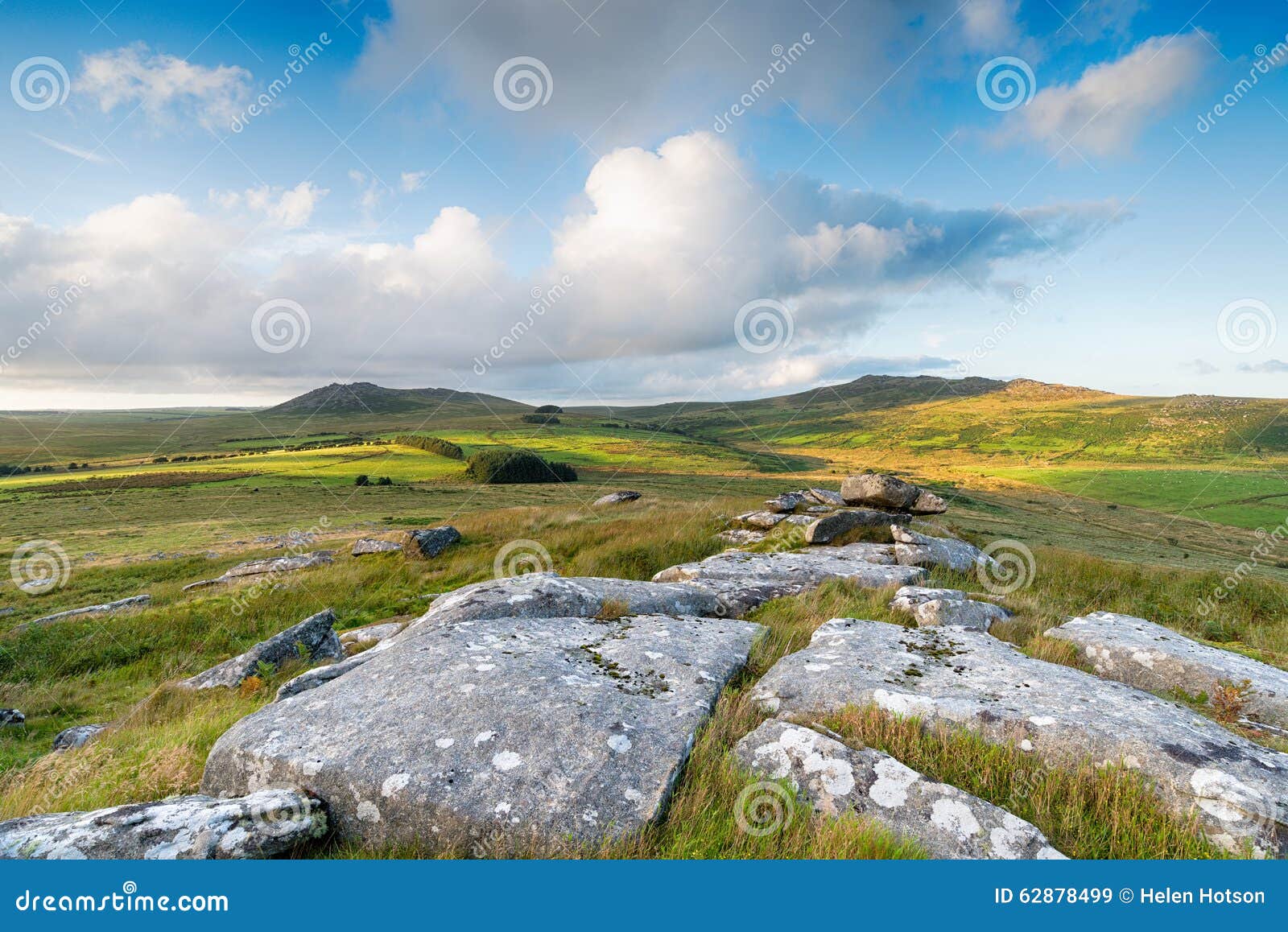 Bodmin Moor Landscape stock image. Image of rocky, moorland - 62878499