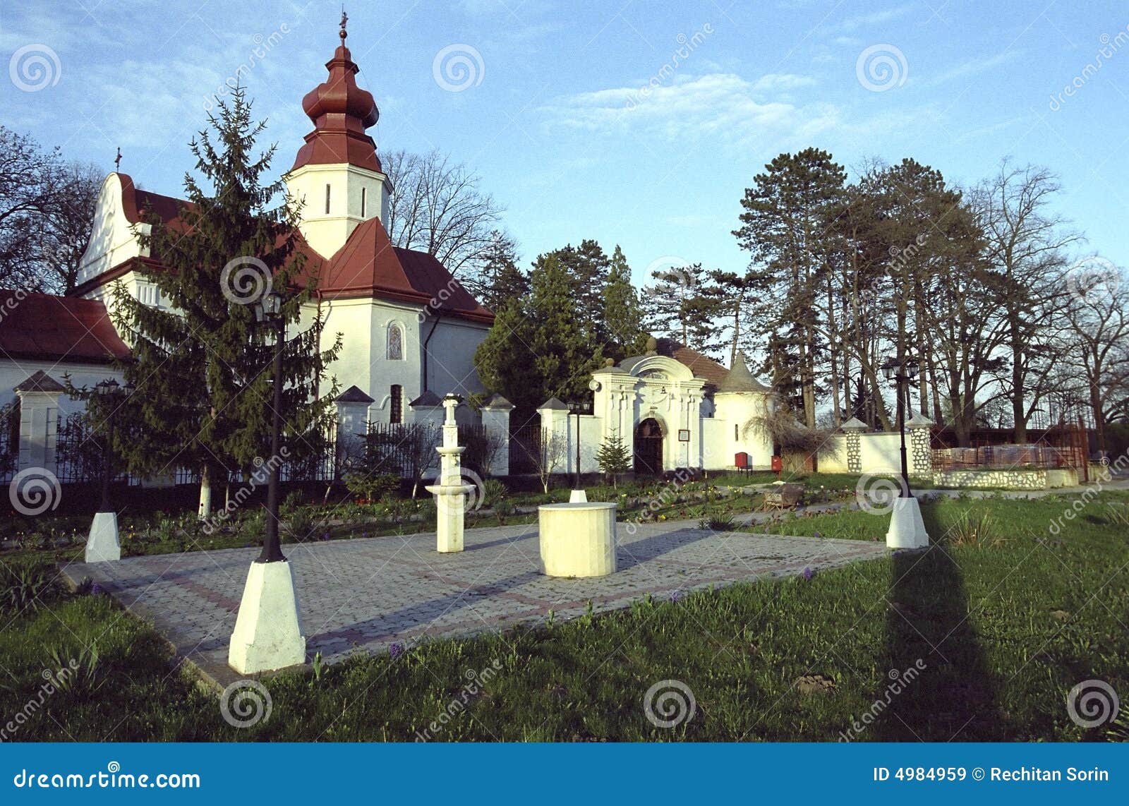 Bodrog Monastery stock image. Image of walls, plants, monastery - 4984959