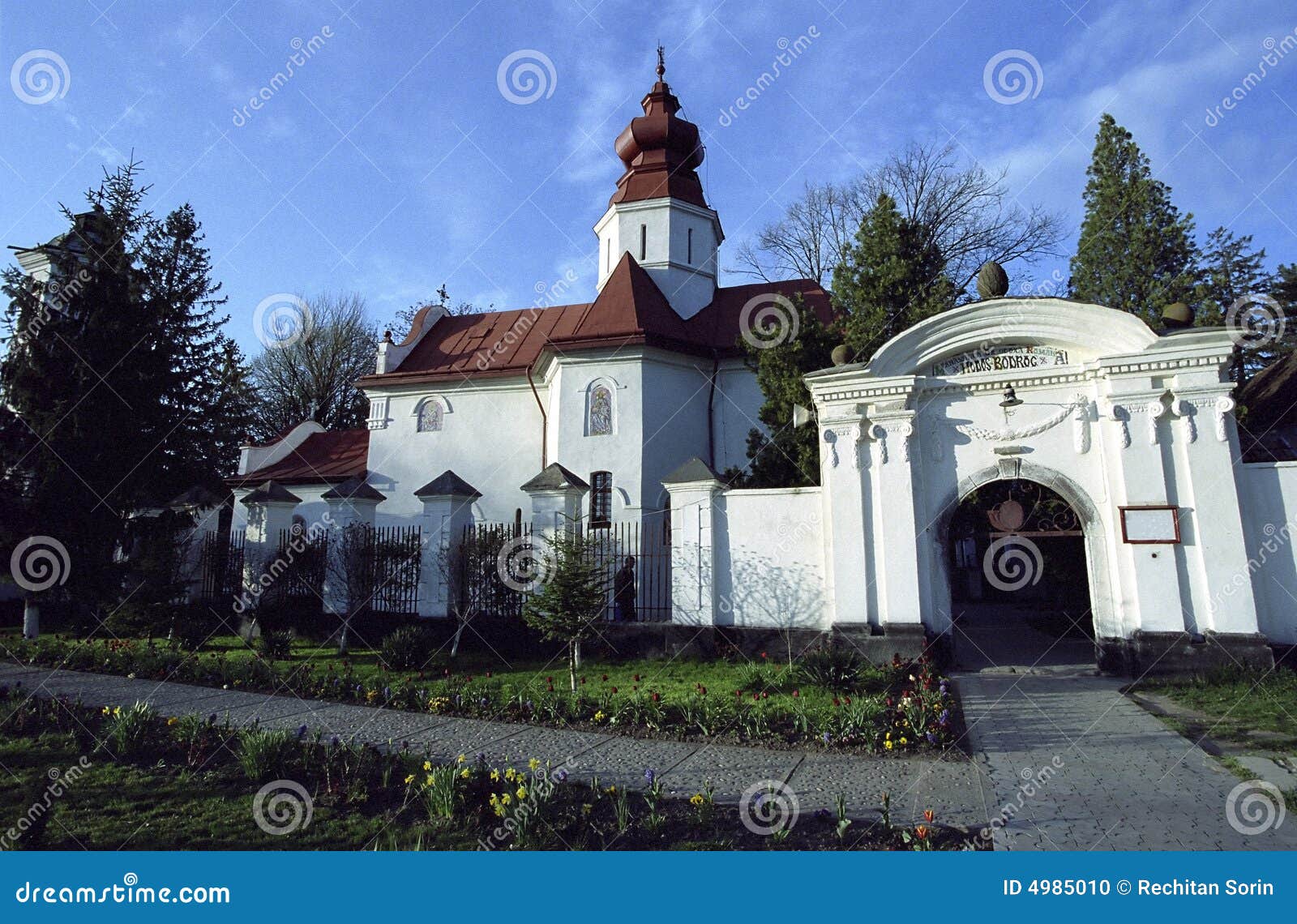 Bodrog Monastery stock photo. Image of garden, church - 4985010