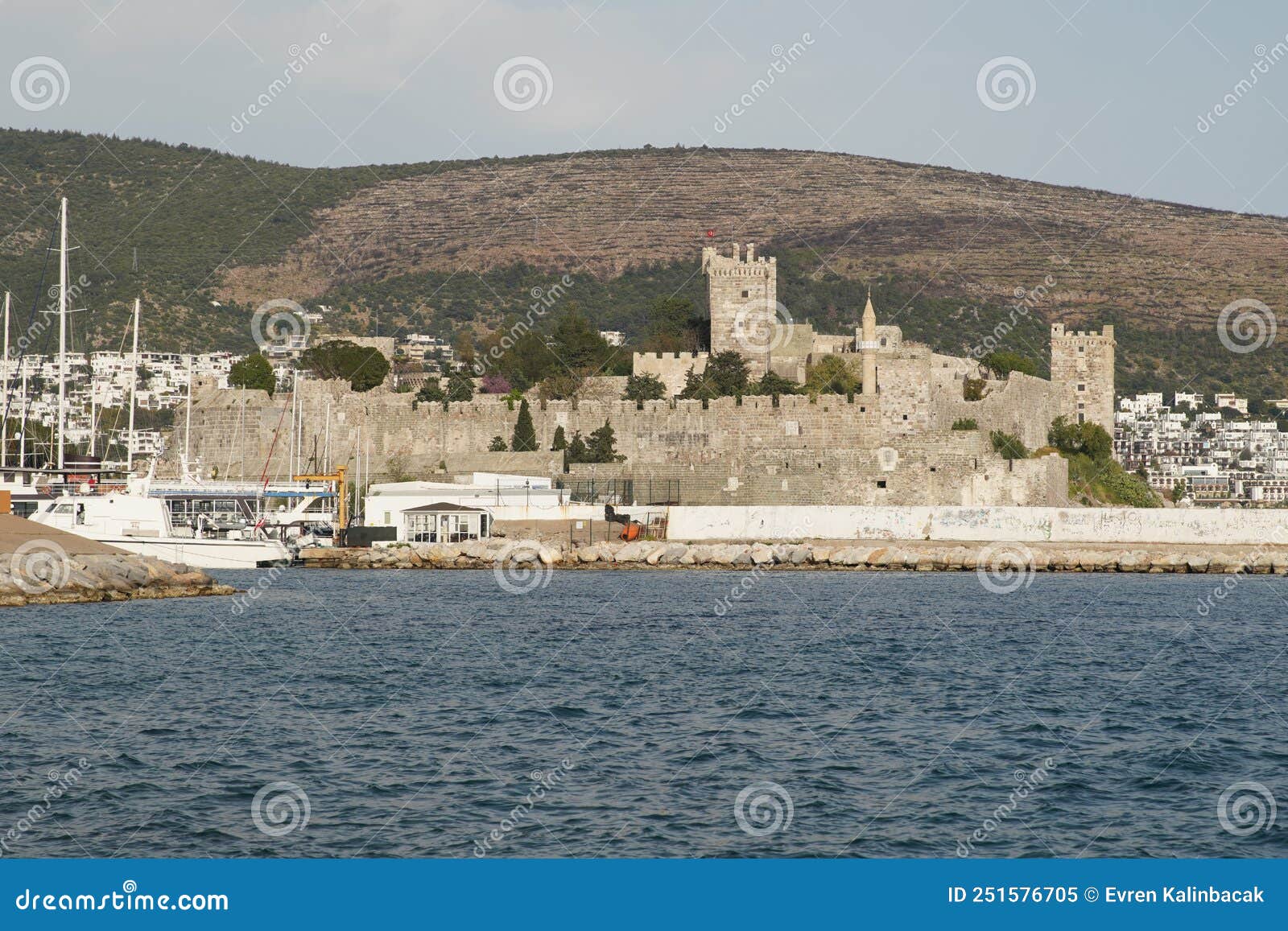 Bodrum Castle in Turkey stock image. Image of kalesi - 251576705