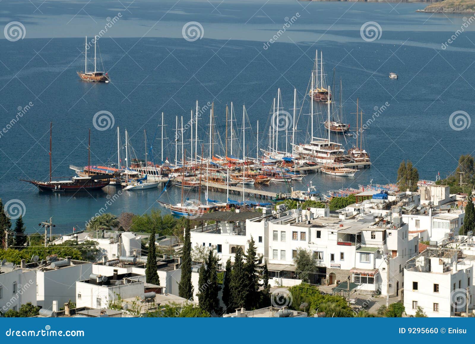 Bodrum coast stock photo. Image of voyage, turkey, journey - 9295660
