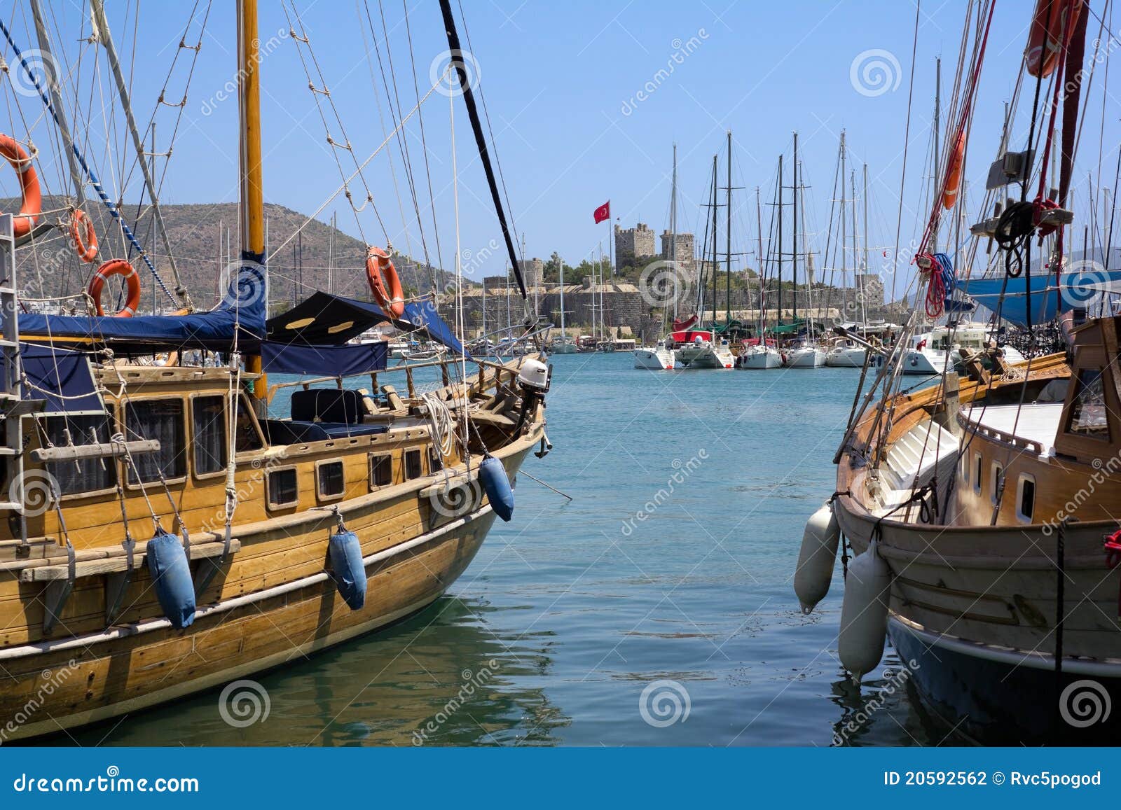 Bodrum, Turkey stock photo. Image of sunny, outdoor, blue - 20592562