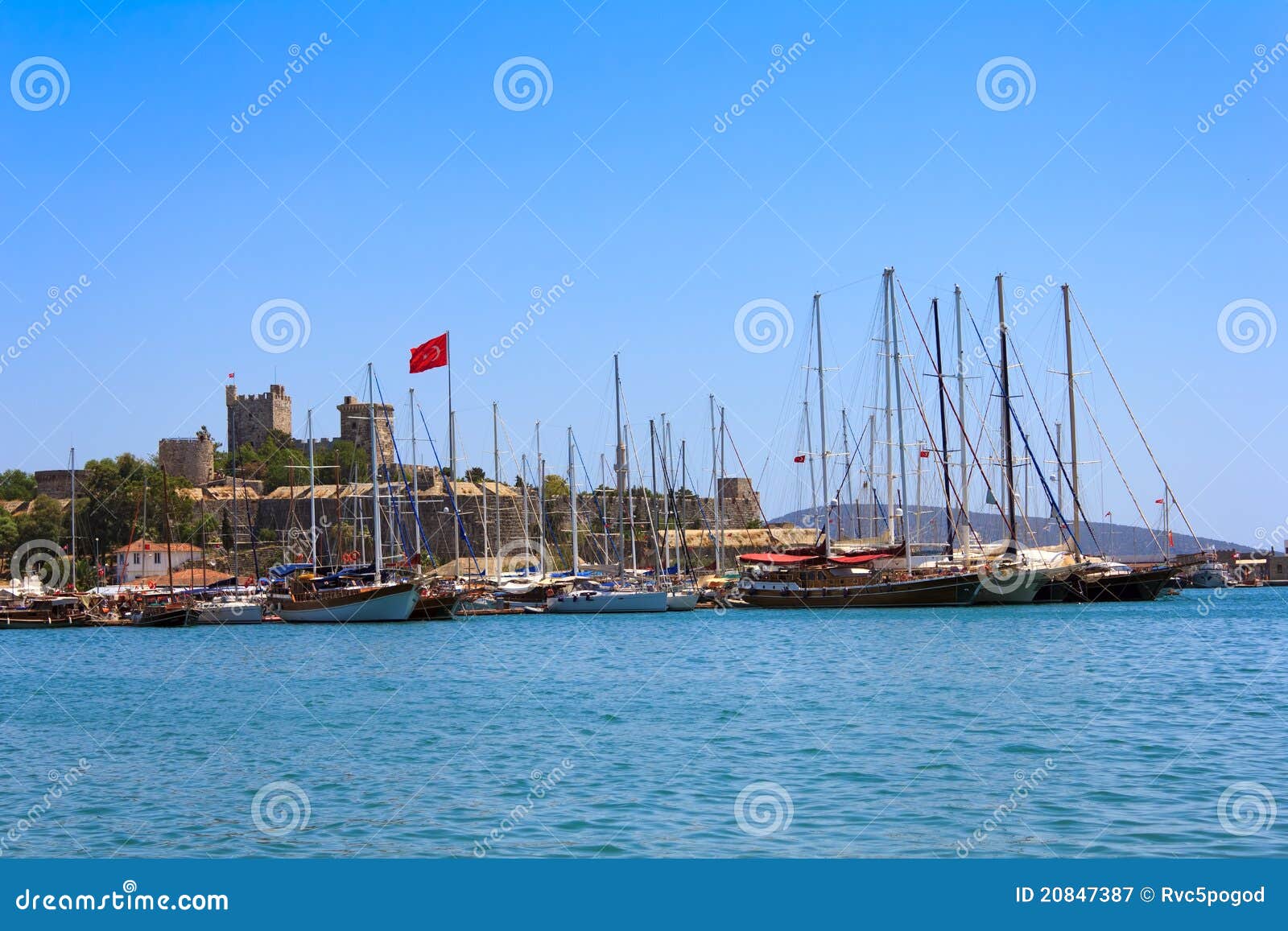 Bodrum, Turkey stock image. Image of nautical, port, journey - 20847387