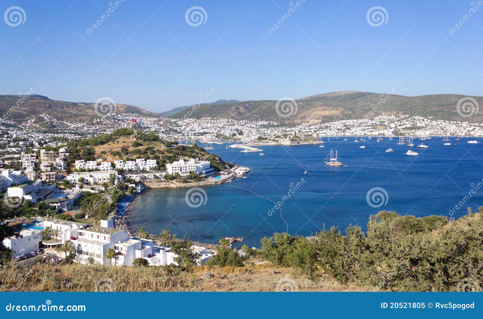 Bodrum, Turkije stock afbeelding. Image of stad, strand - 20521805