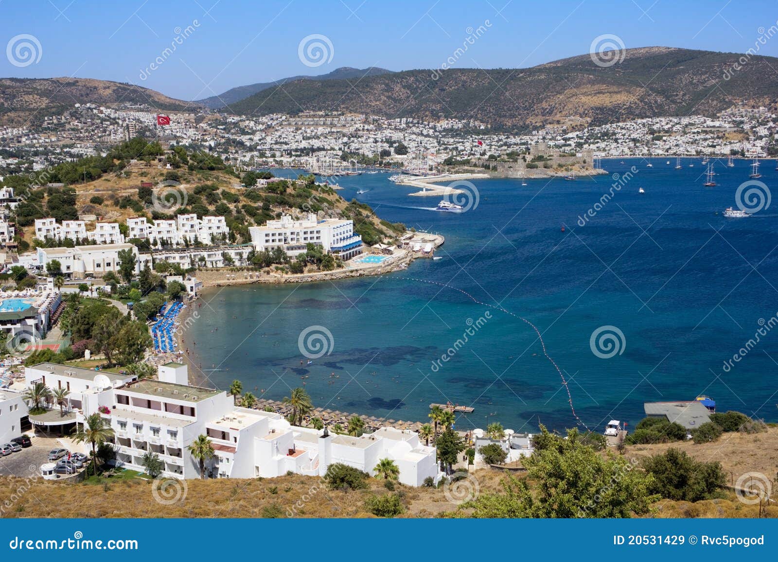 Bodrum, Turkije stock afbeelding. Image of kasteel, schoonheid - 20531429