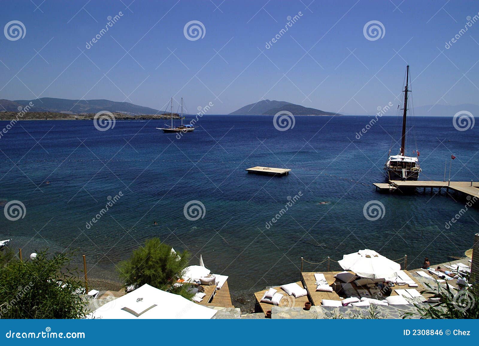 Bodrum, Turkije stock foto. Image of zeilboot, water, kust - 2308846