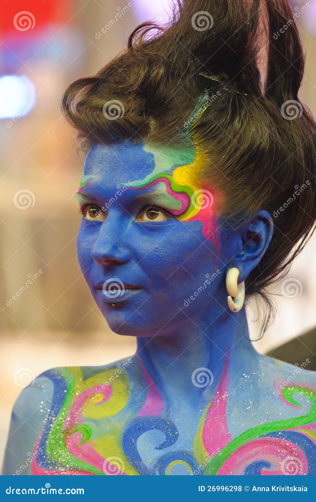 Body art editorial stock photo. Image of boobs, design - 26996298