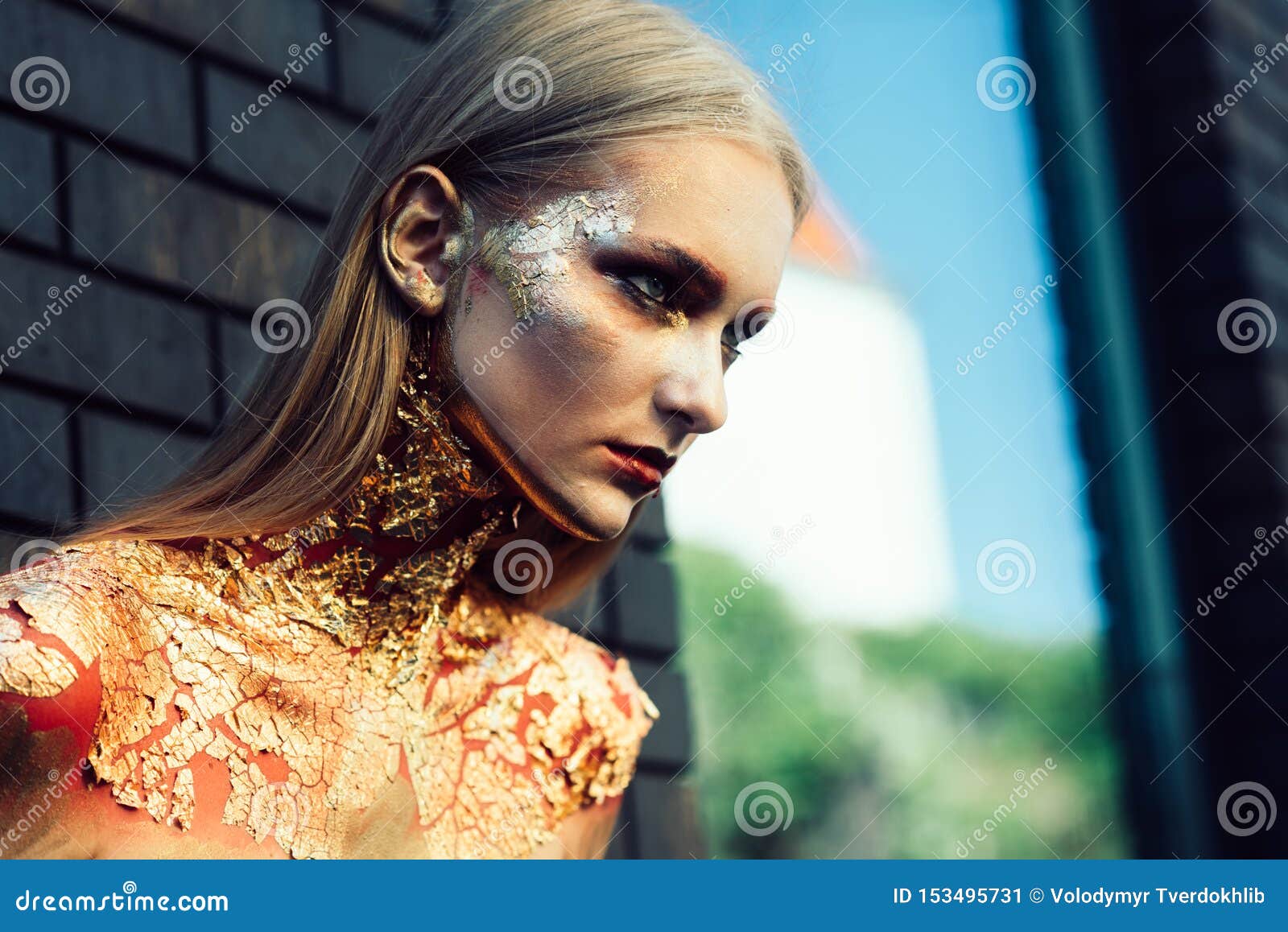 Body Art, Design, Art, Painting, Draw Stock Image - Image of makeup ...