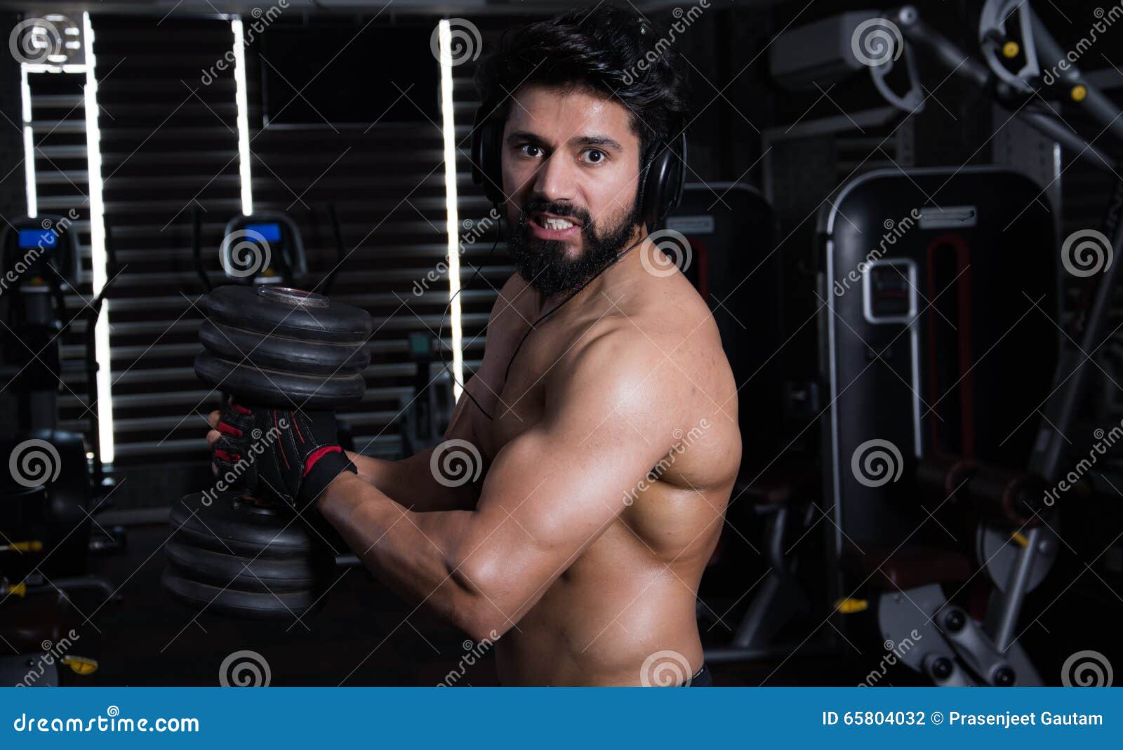 Body Builder stock photo. Image of instructor, india - 65804032