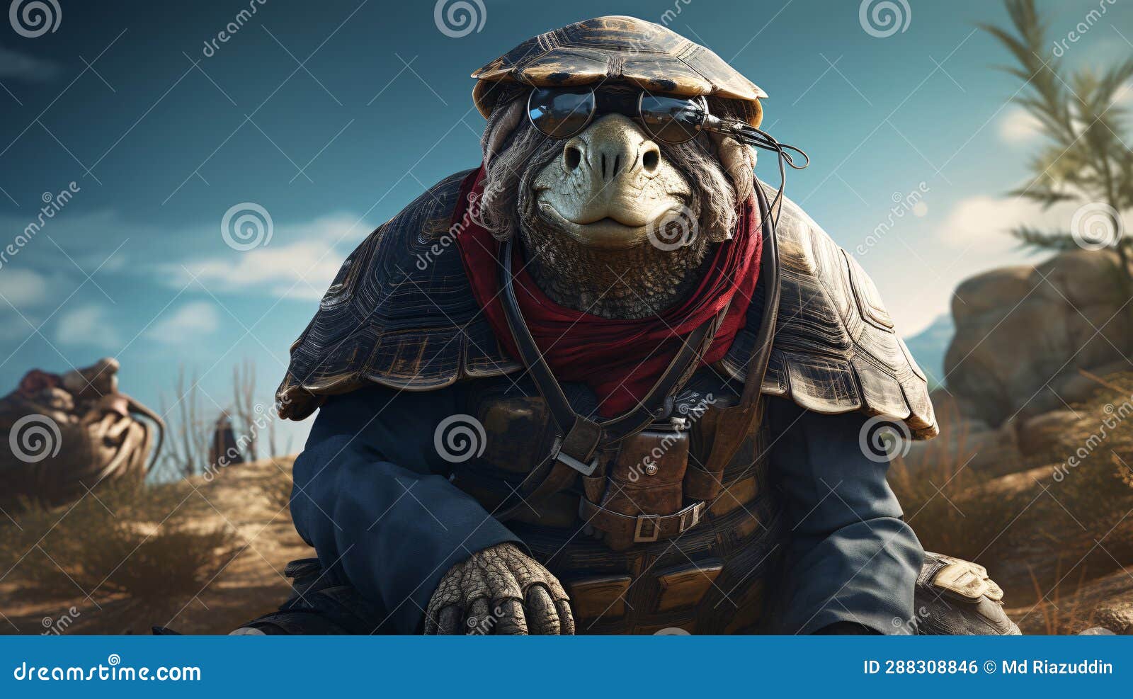 Body Builder and Strong Turtle Stock Illustration - Illustration of ...