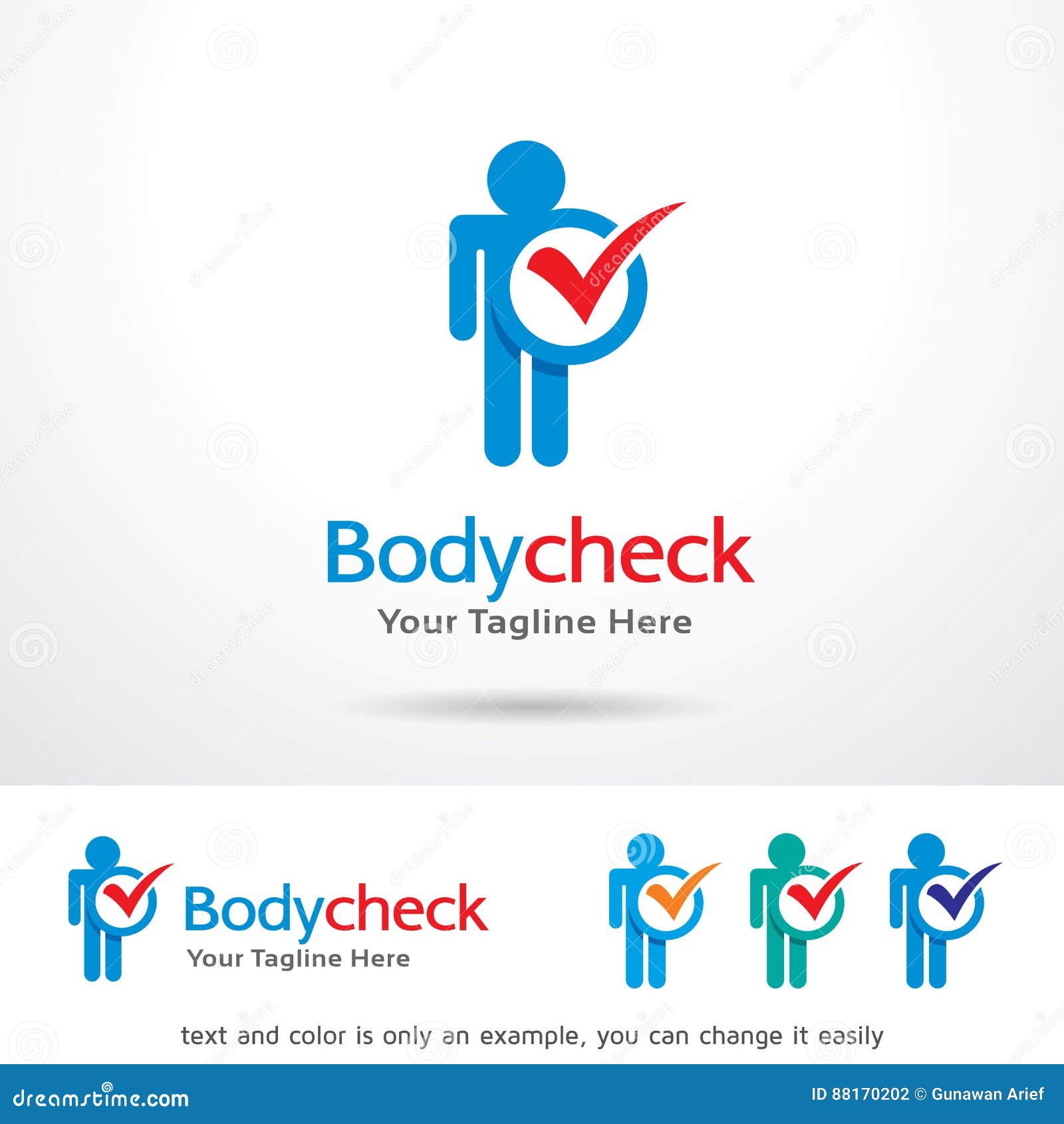 Body Check Logo Template Design Vector Stock Vector - Illustration of ...