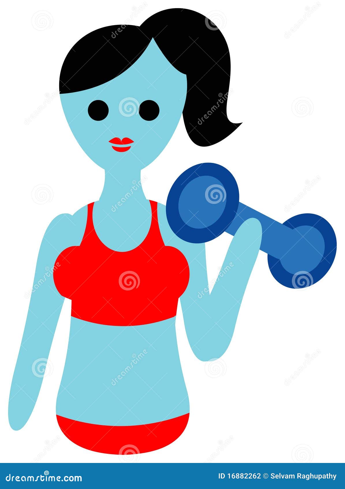 Body conscious stock vector. Illustration of beautiful - 16882262