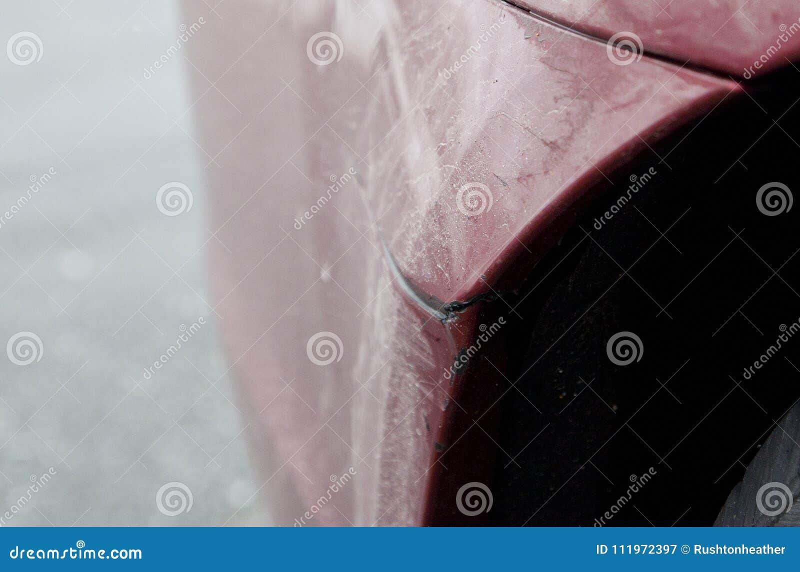 Scrape on a car stock image. Image of accident, dent - 111972397