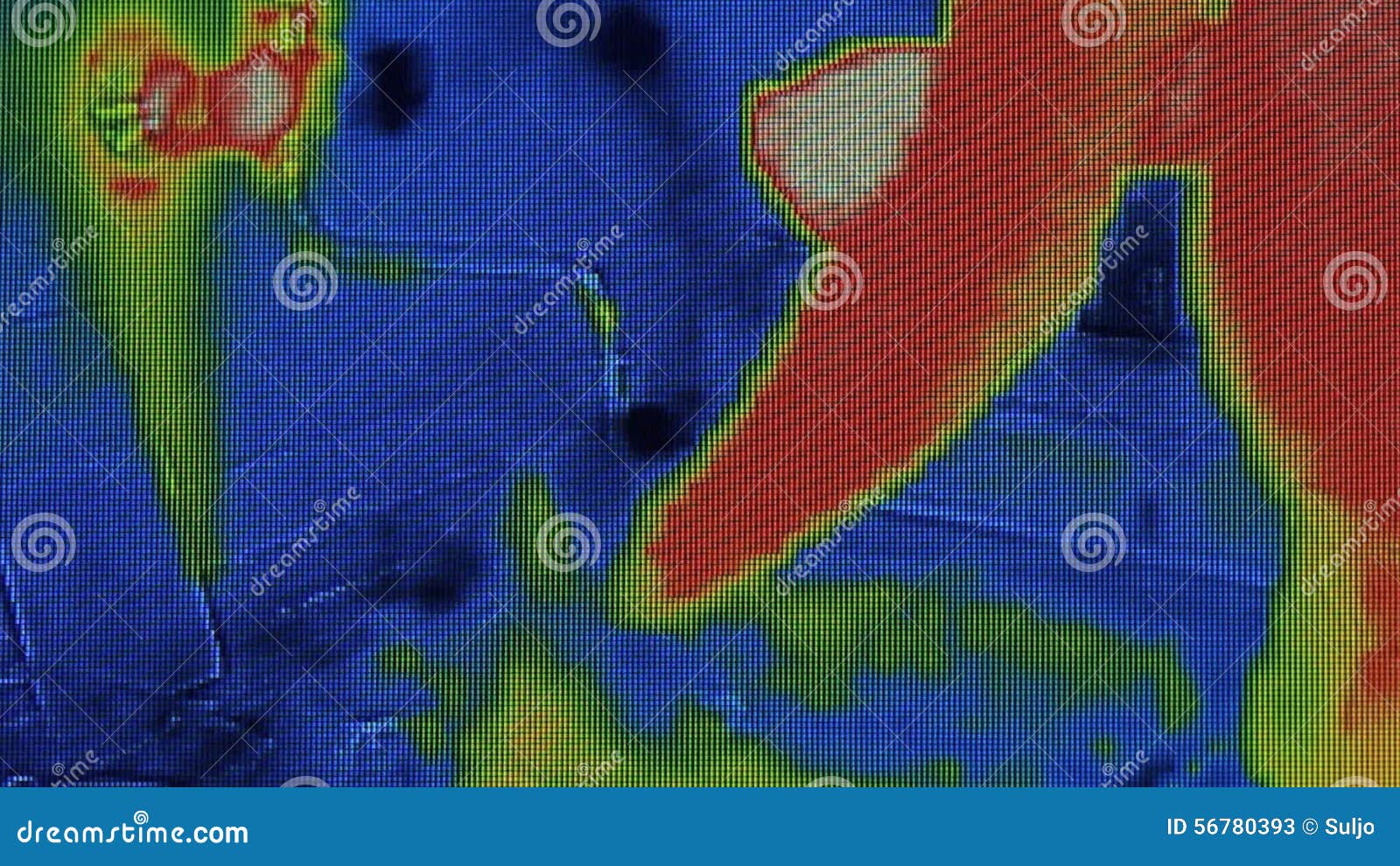 Body Heat Thermal Image stock video. Video of test, body - 56780393
