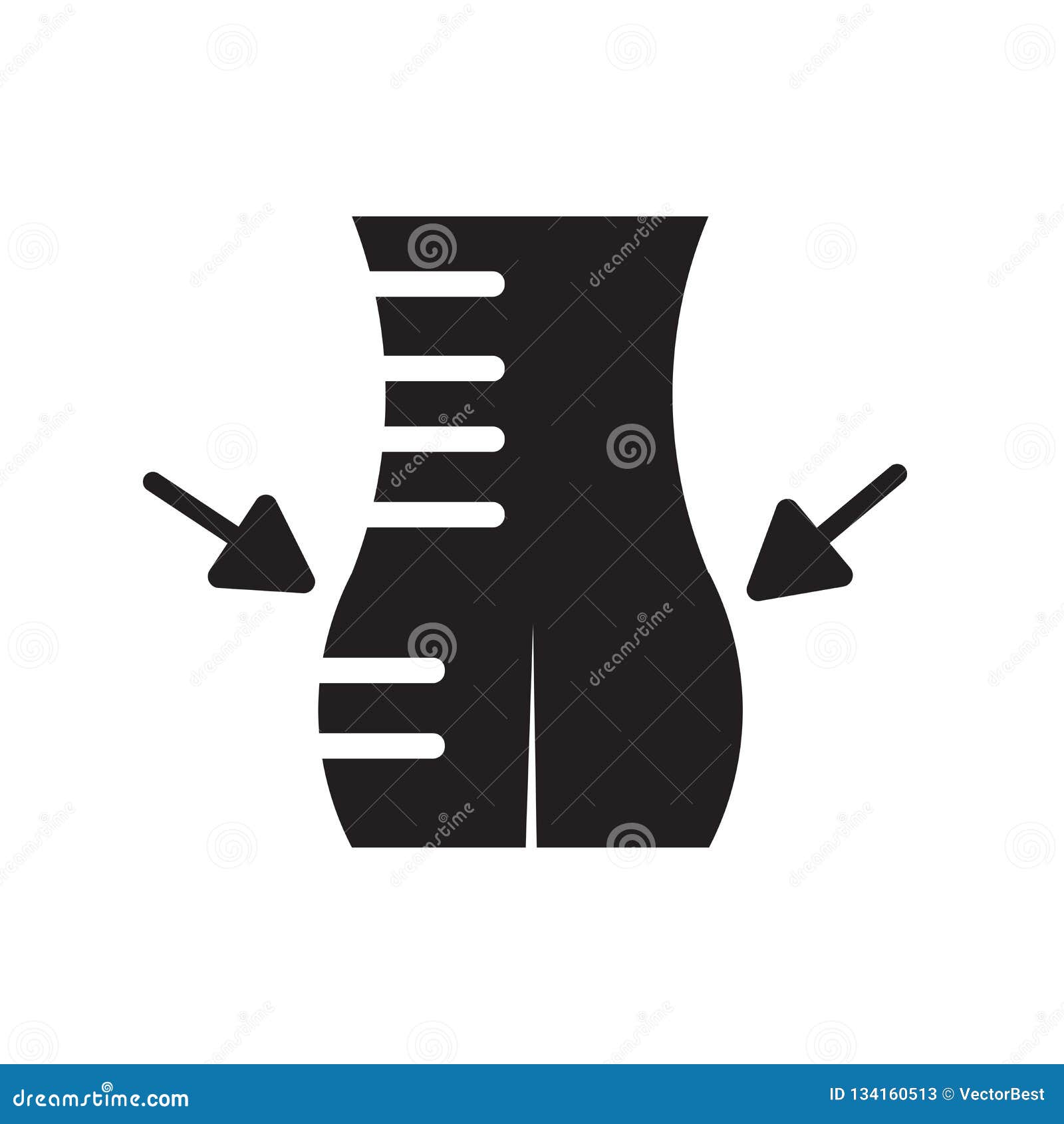 Body Icon Vector Sign and Symbol Isolated on White Background Stock ...