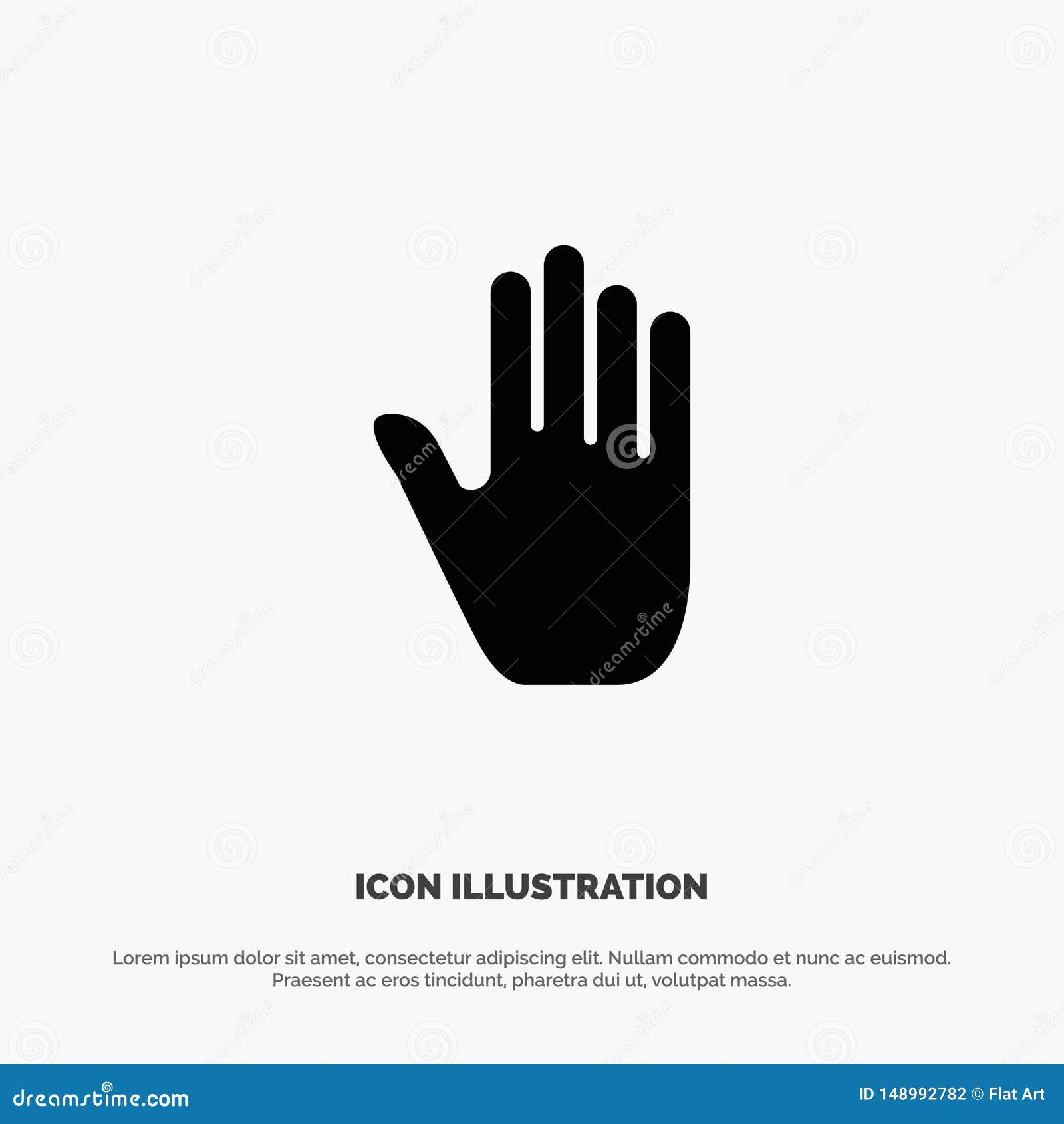 Body Language, Gestures, Hand, Interface, Solid Glyph Icon Vector Stock ...
