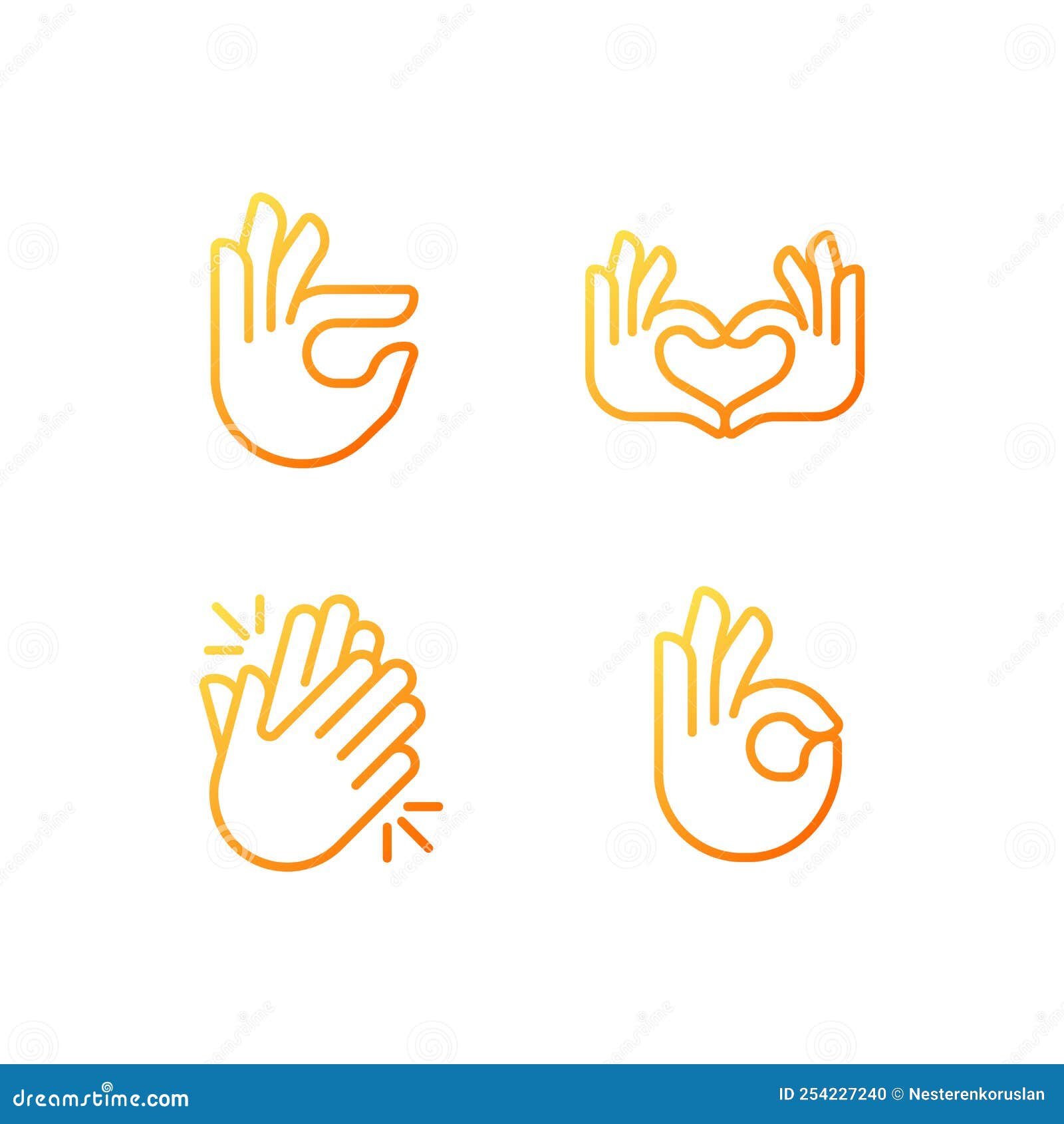 Body Language Signals Pixel Perfect Gradient Linear Vector Icons Set ... Body Language Signals Pixel Perfect Gradient Linear Vector Icons Set ...
