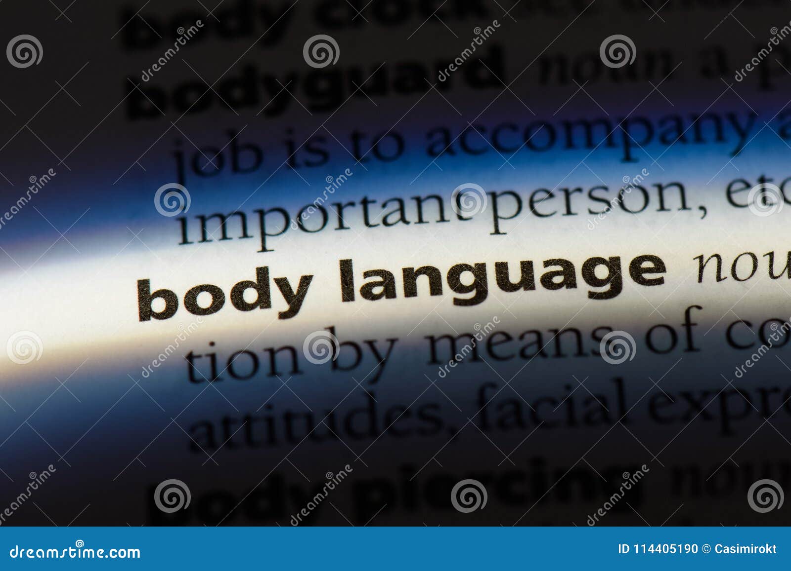 Bodylanguage stock photo. Image of english, printed - 114405190
