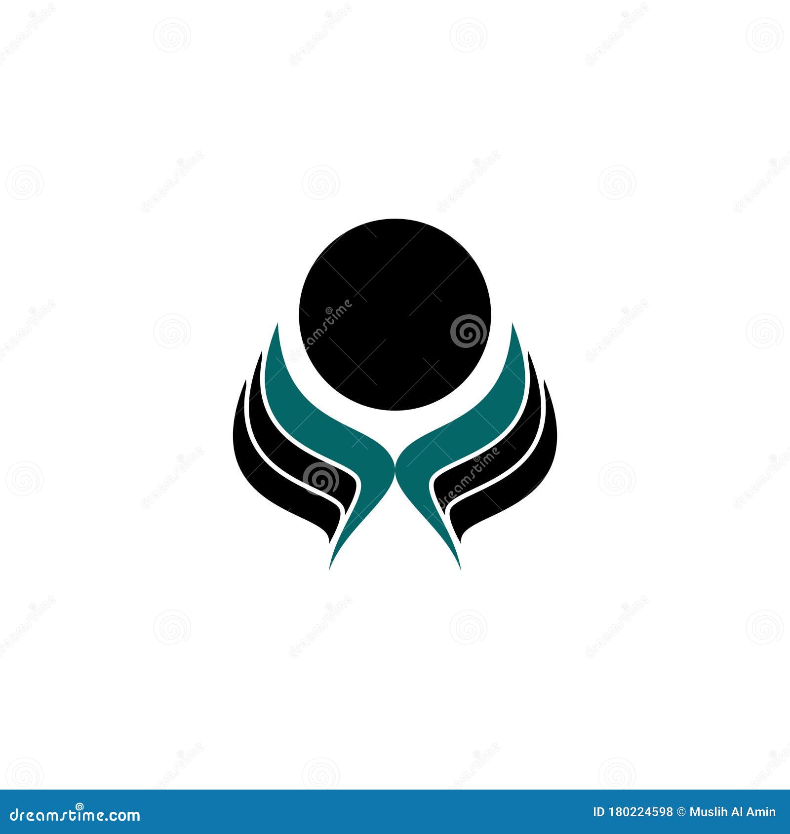 Body Massage Logo Design Concept Template Stock Vector Illustration