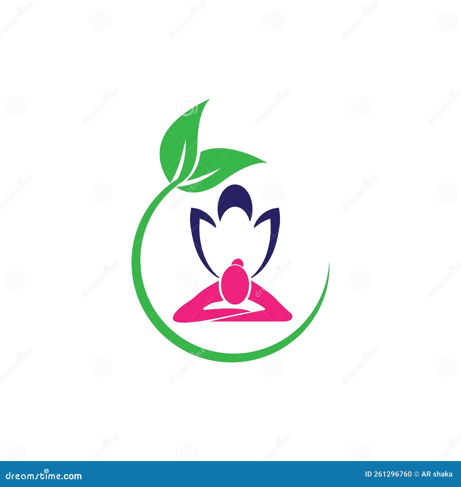 Body massage logo vector stock vector. Illustration of icon - 261296760